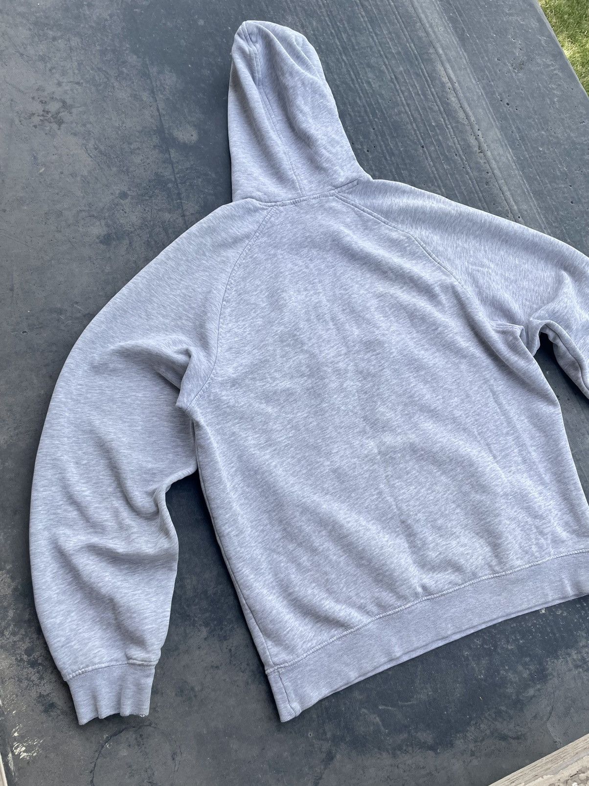 Nike × Streetwear × Vintage vtg Nike Hood Swoosh Patchwork Hoodie ...