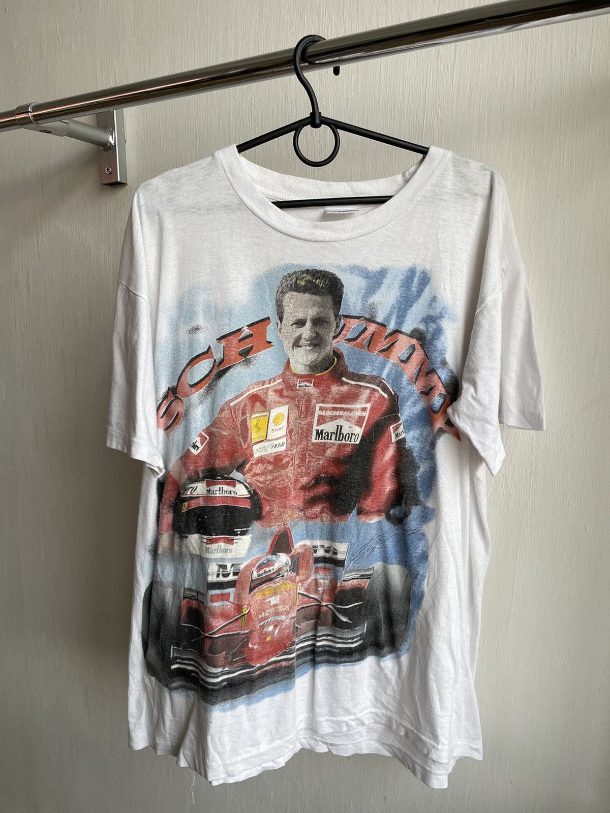 Formula 1 × Vintage Vintage Michael Schumacher Marlboro F1 Racing T ...