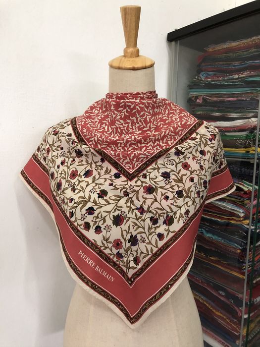 Vintage Vintage Pierre Balmain Silk Scarf | Grailed