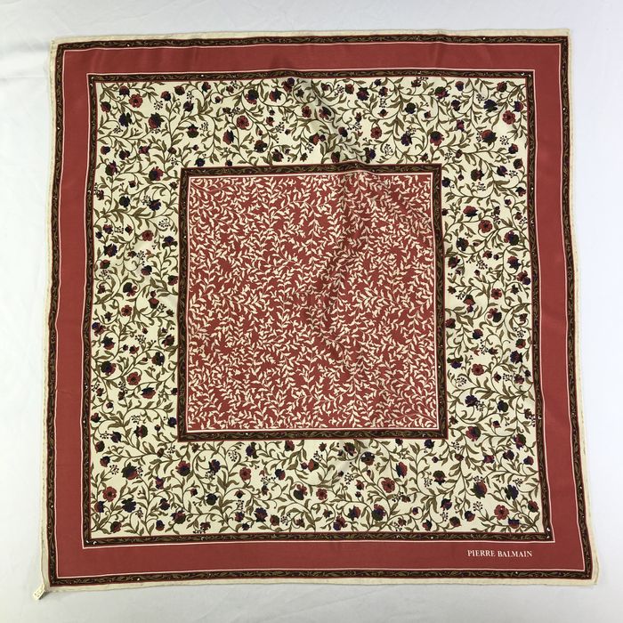 Vintage Vintage Pierre Balmain Silk Scarf | Grailed