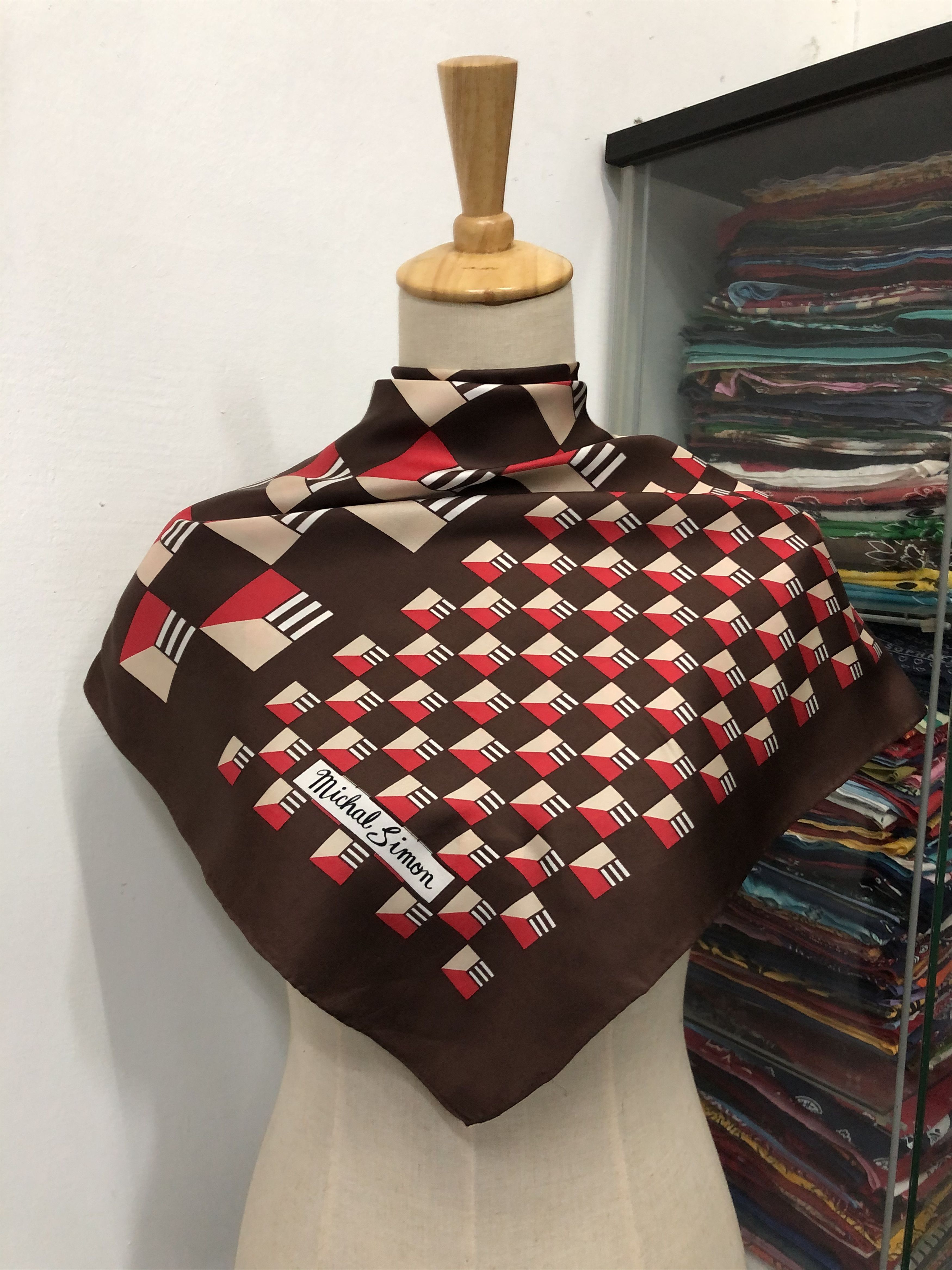 Vintage Vintage Michal Simon Silk Scarf | Grailed