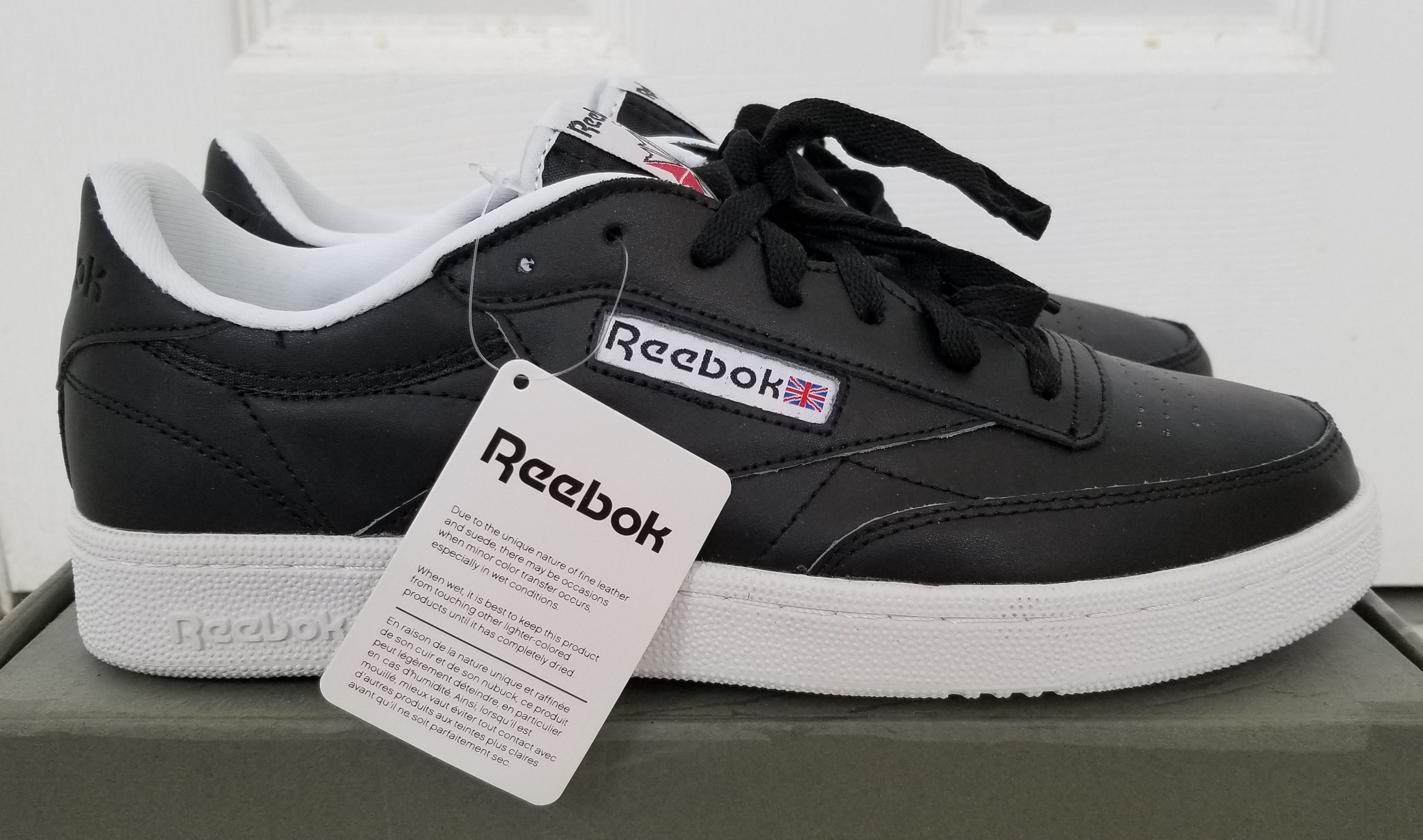 Reebok Reebok 90's Club C Vintage Deadstock Black Sneakers 9.5 | Grailed