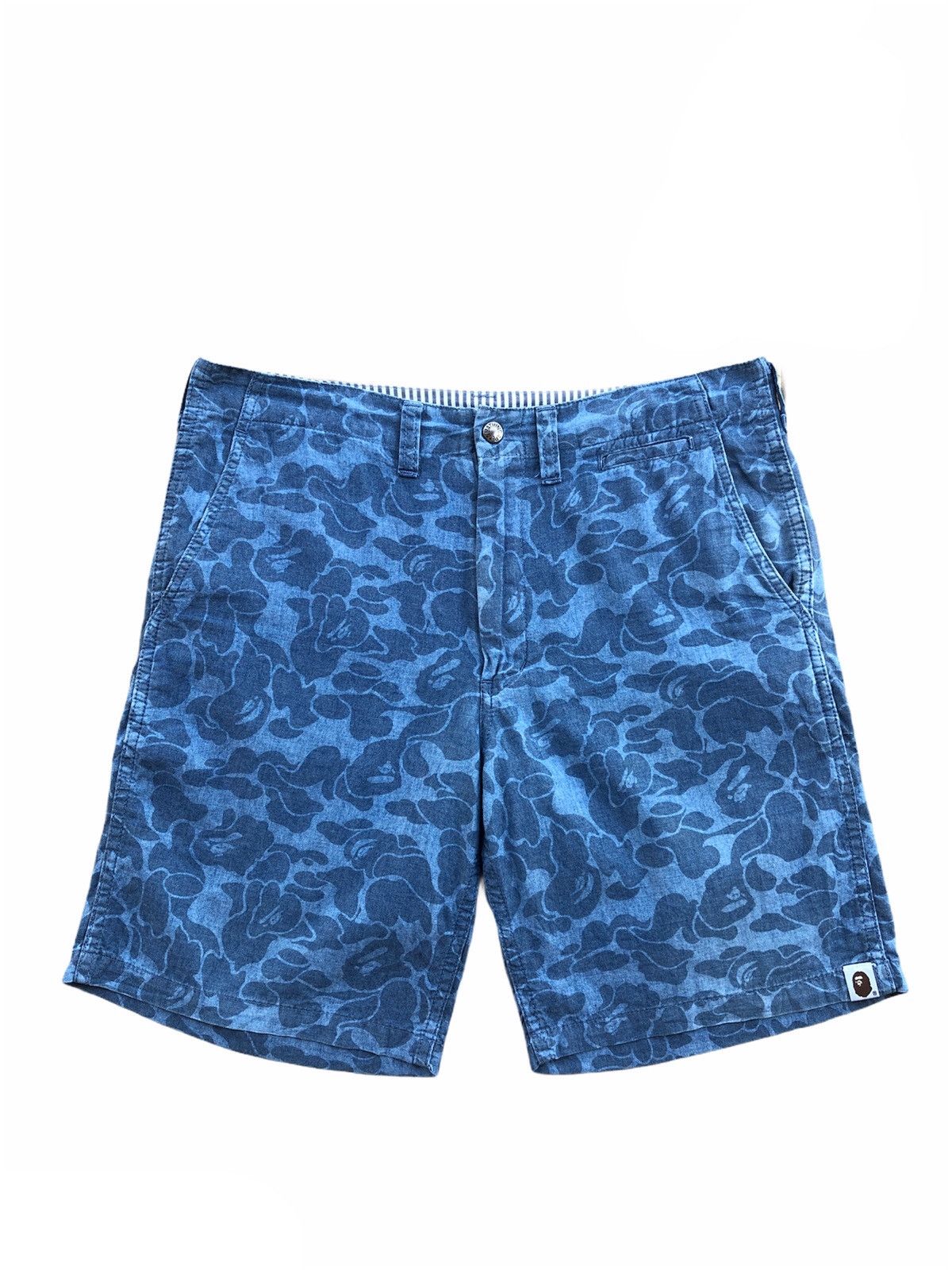 Bape A Bathing Ape Camo Short Pants | Grailed