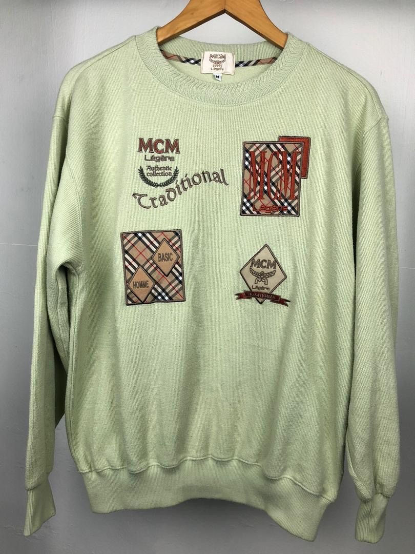 MCM × Vintage Vintage mcm rare design burberry pacthes 90s | Grailed
