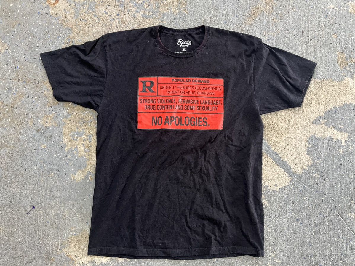 Popular Demand POPULAR DEMAND TEE ‘RATED R’ | Grailed