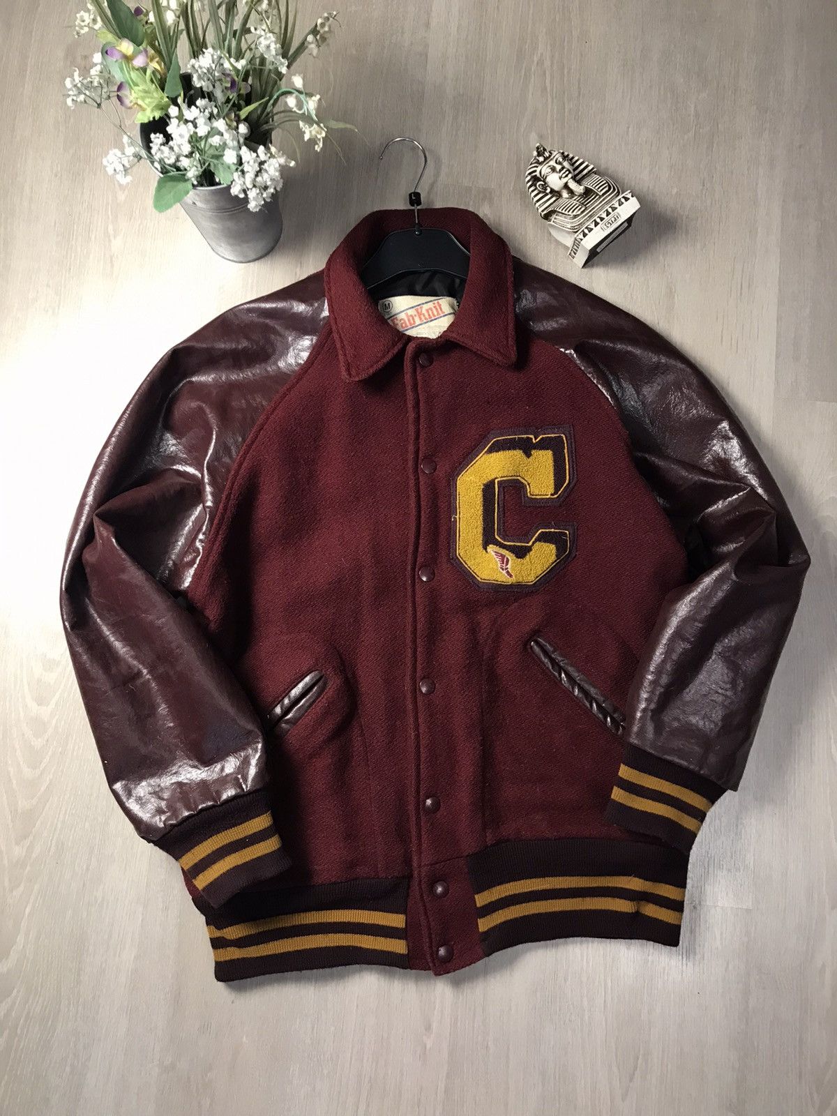 American College × Made In Usa × Vintage Vintage 70s Fab Knit Red Wing ...