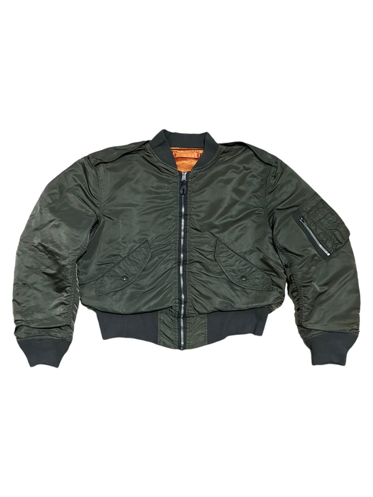 Alpha Industries × Streetwear VERY RARE VINTAGE JACKET FLIGHT BOMBER ...