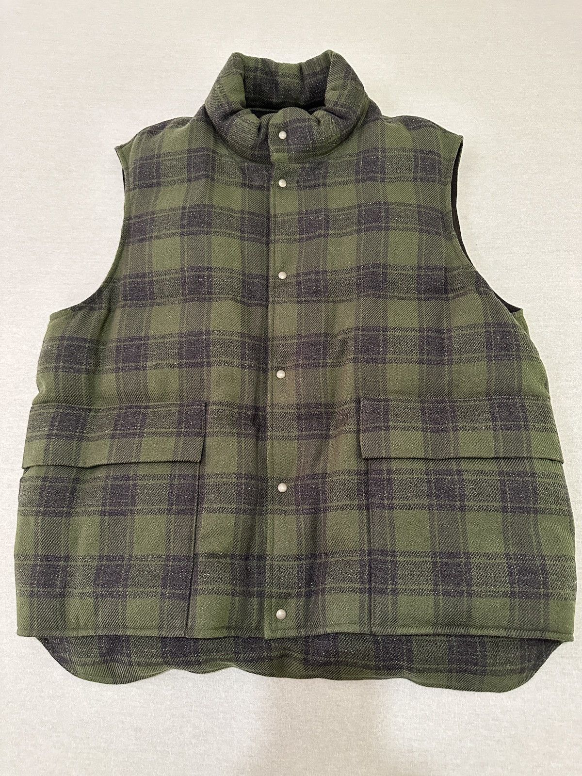 Visvim NEW Visvim Walker Down Vest Check - size 3 | Grailed