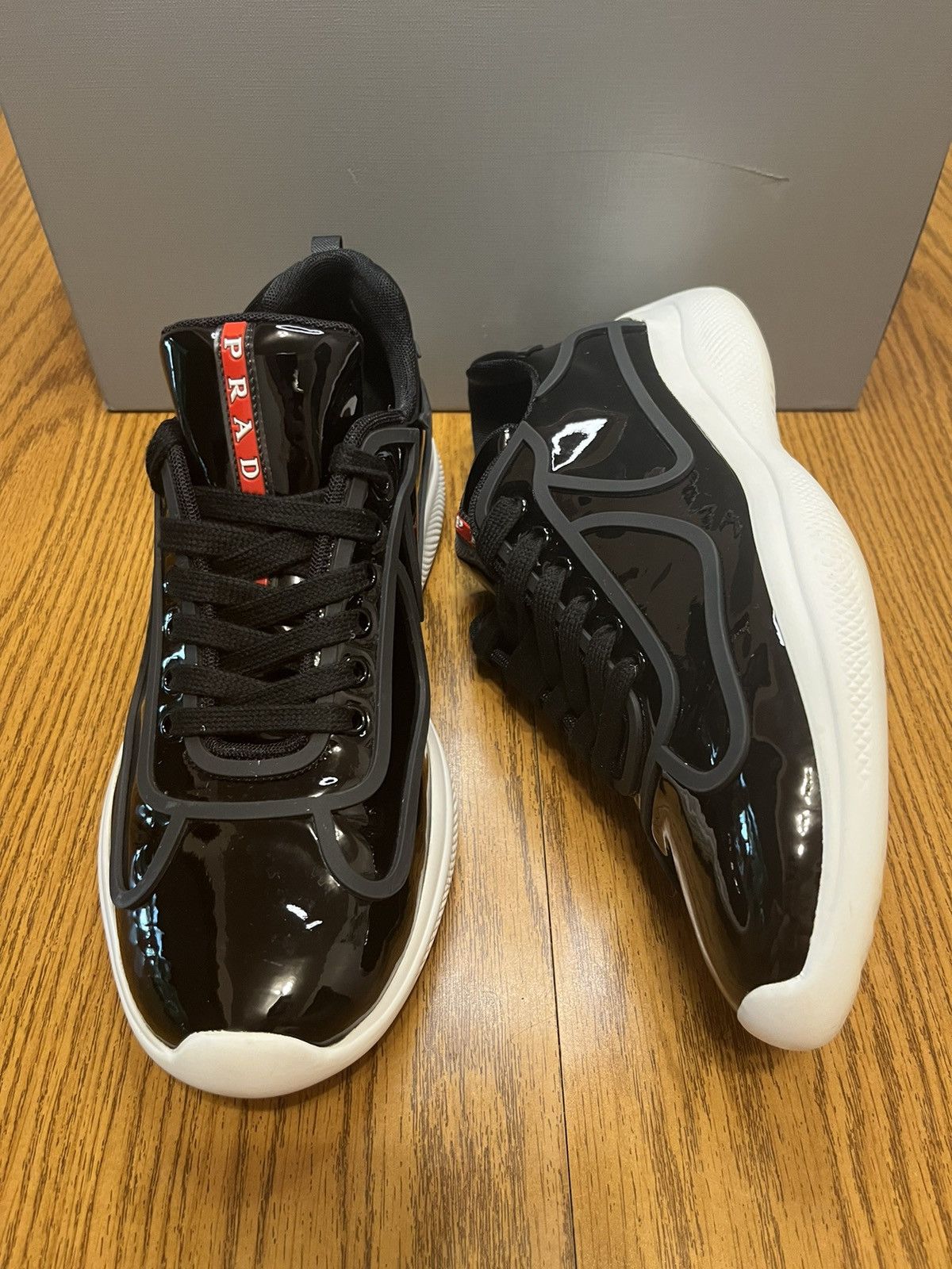 Prada Prada Americas Cup Low-Top Sneaker | Grailed