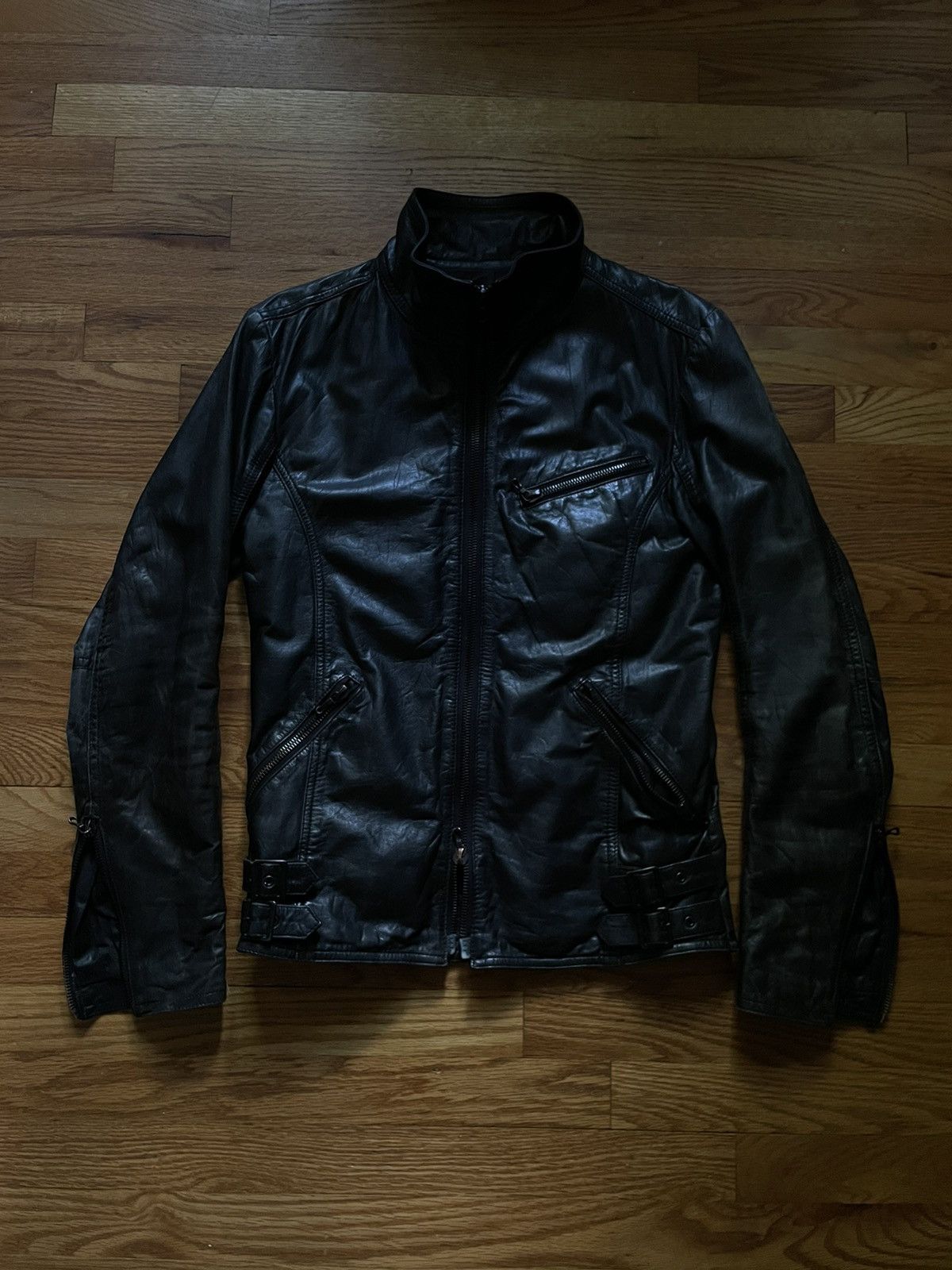 Shellac SHELLAC LEATHER JACKET | Grailed
