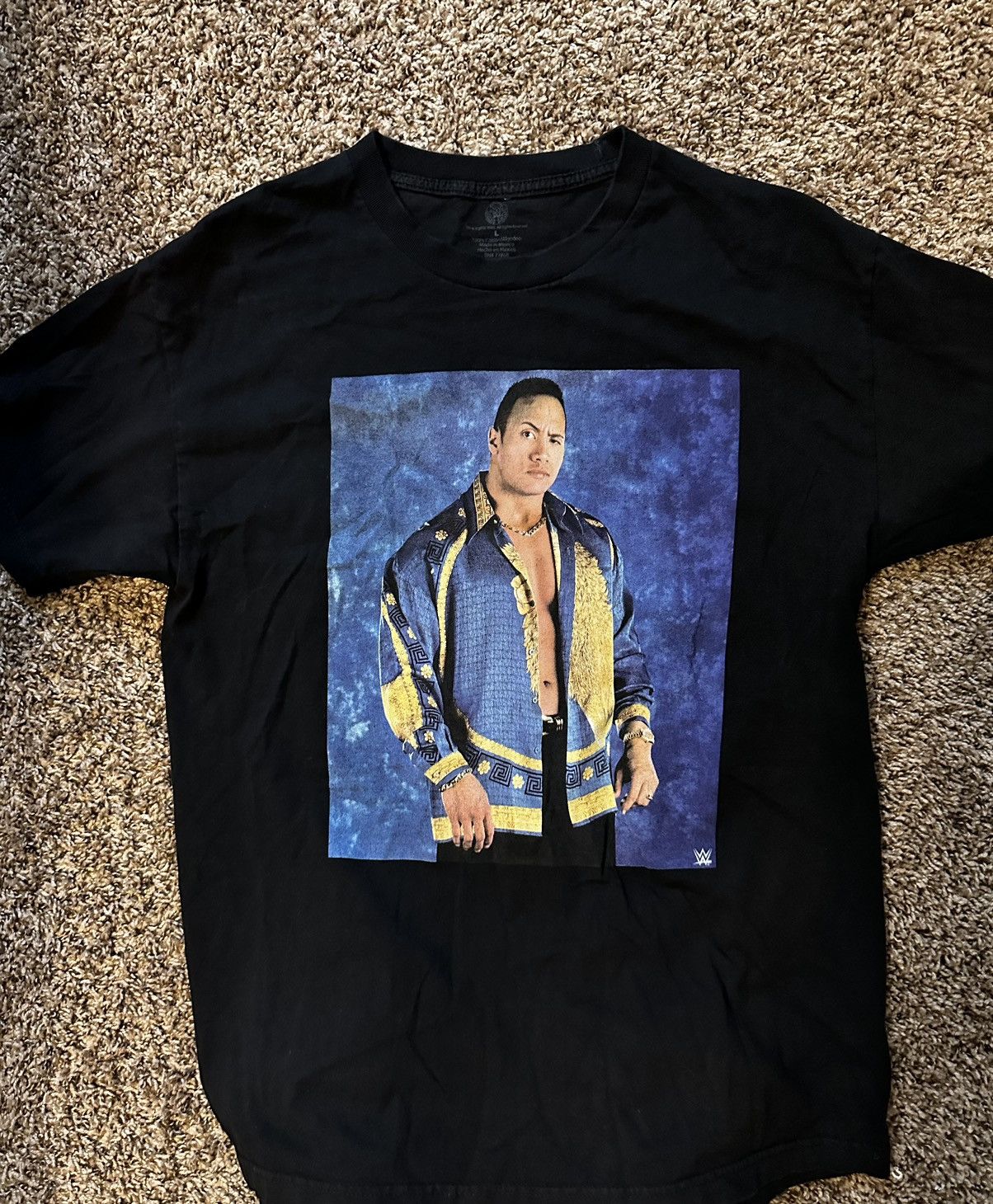 Vintage × WCW/nWo The Rock shirt | Grailed