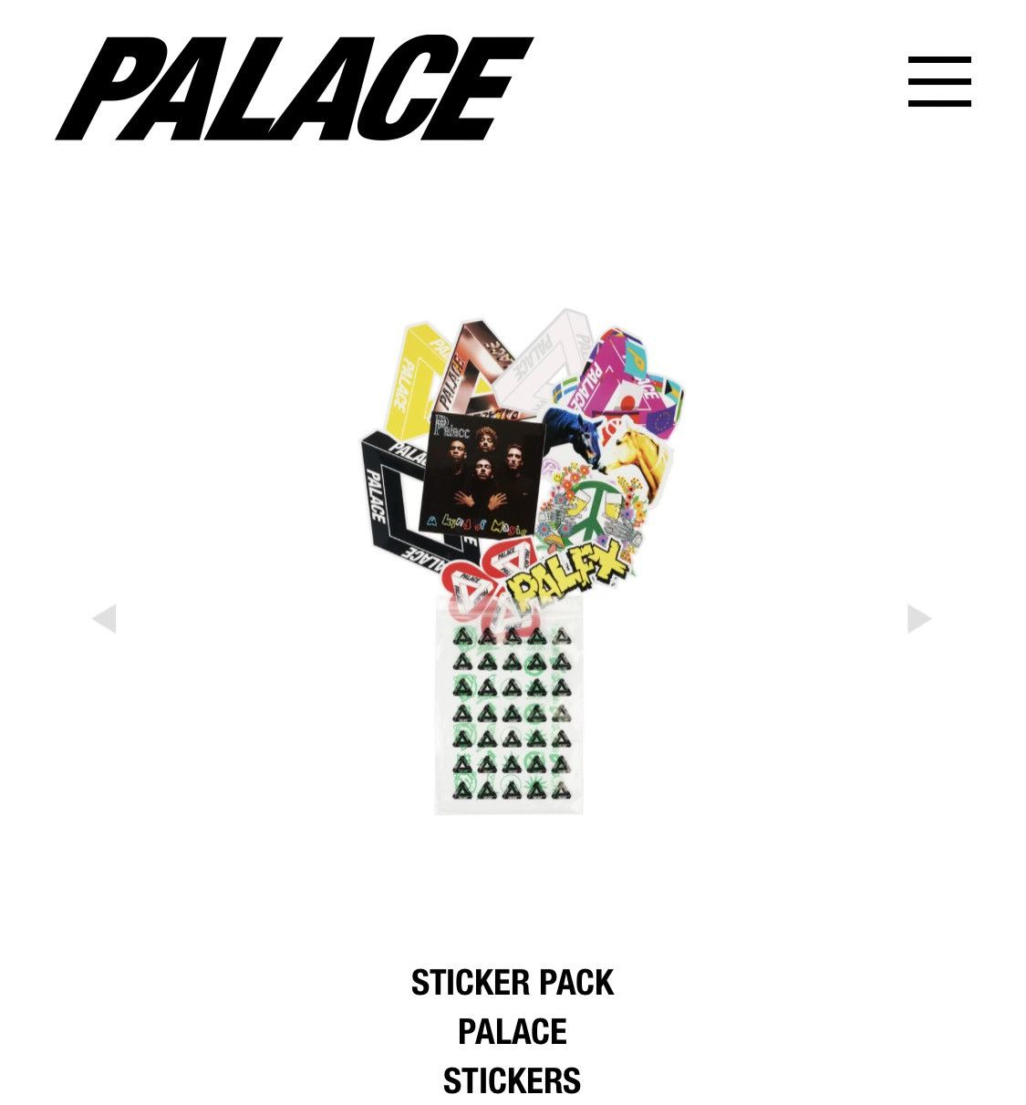 Palace Palace Sticker Pack Summer 2021 | Grailed