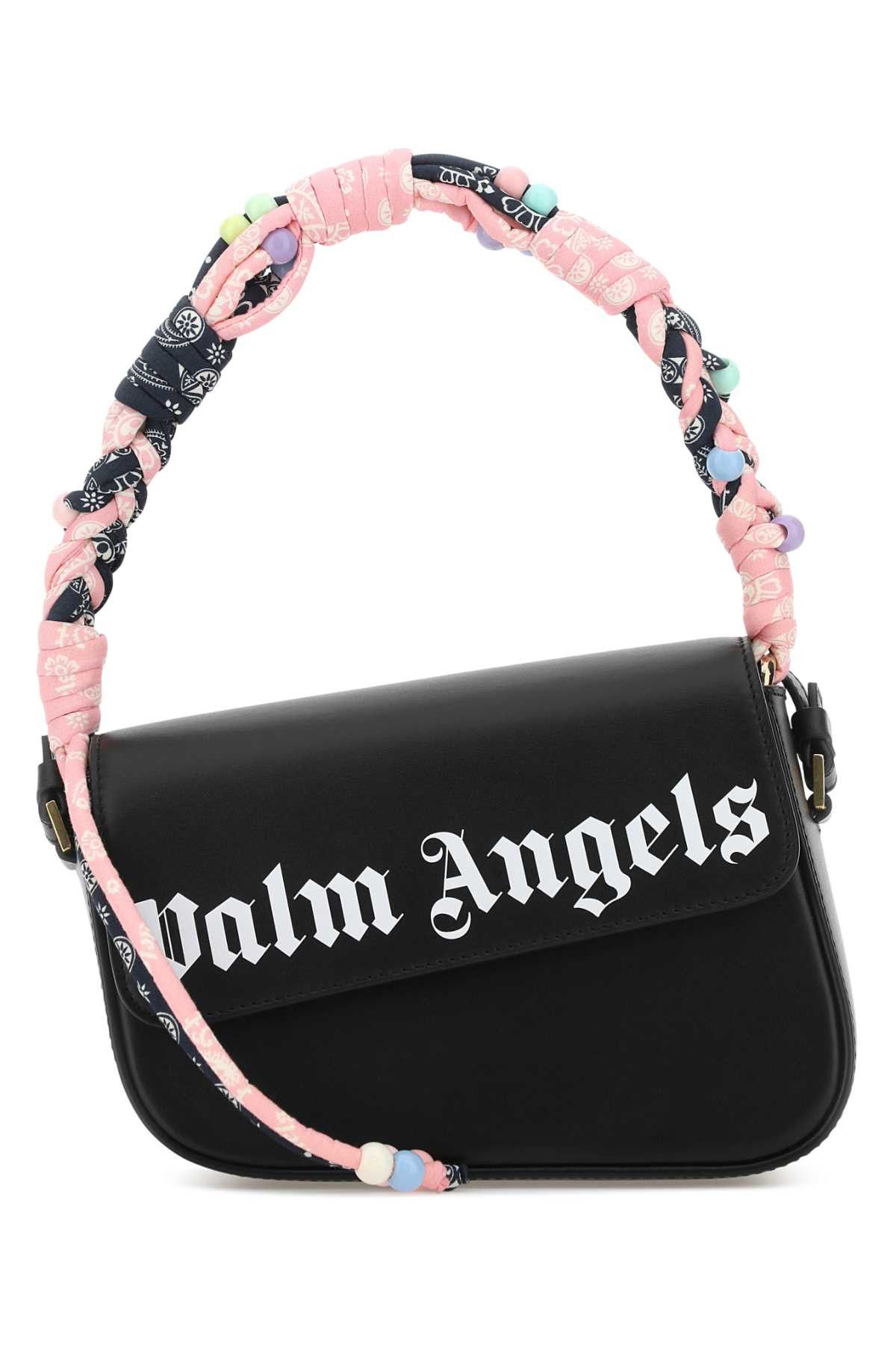 Palm Angels Black Leather Crash Handbag | Grailed