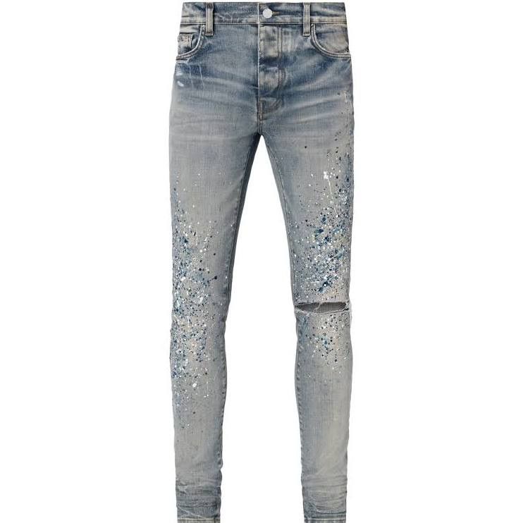 Amiri Amiri Crystal Painter Denim Jeans | Grailed