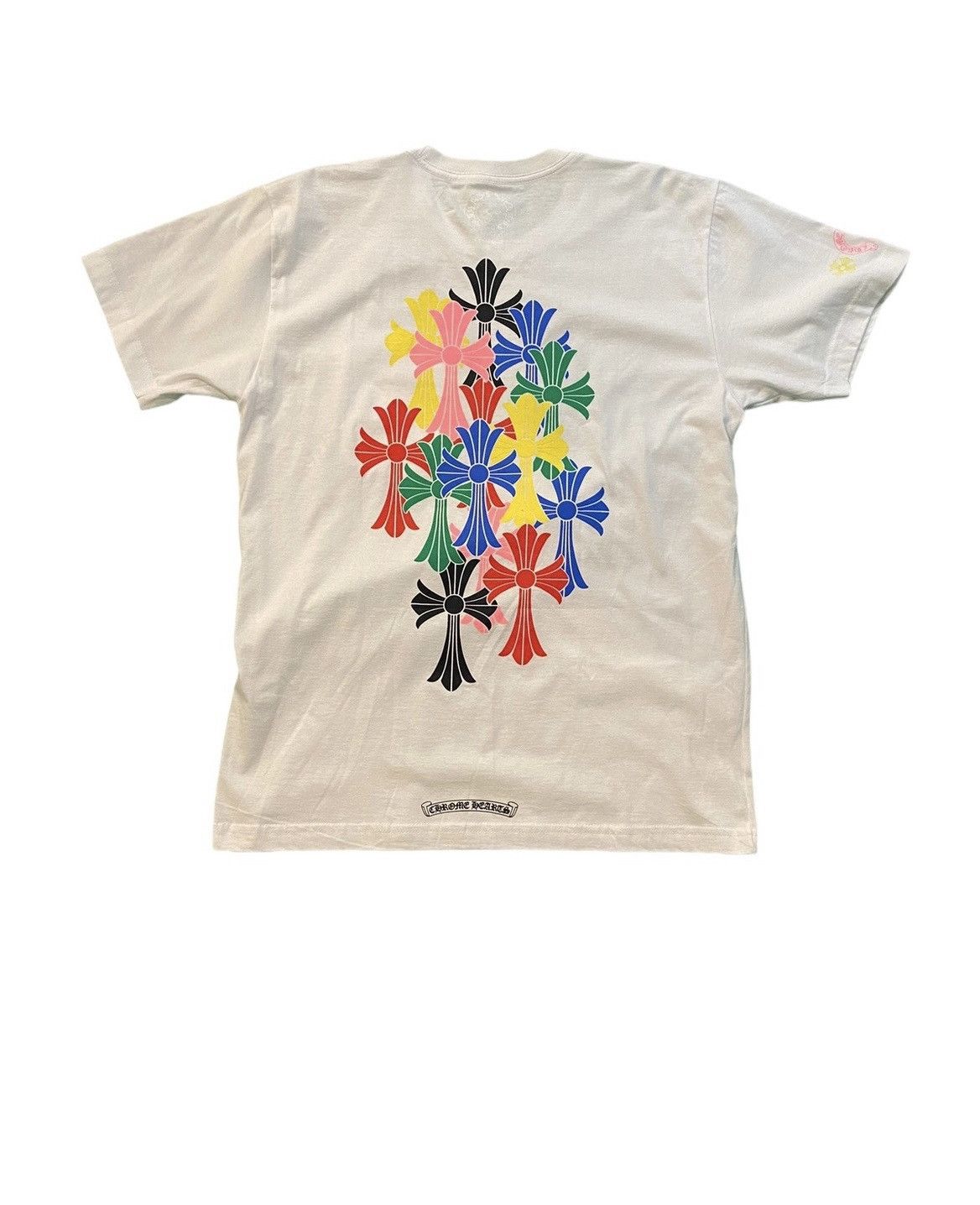 Chrome Hearts Chrome Hearts White Multi-Color Cross Cemetery | Grailed