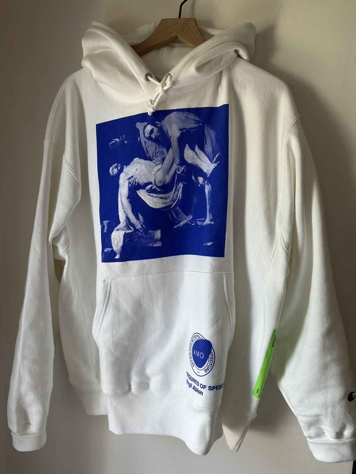 Virgil Abloh Virgil Abloh x Boston ICA PYREX 23 White Hoodie 2021 | Grailed