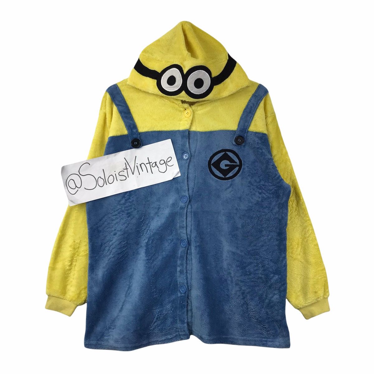 Vintage DESPICABLE ME MINION Mascot Costume Fleece | Grailed