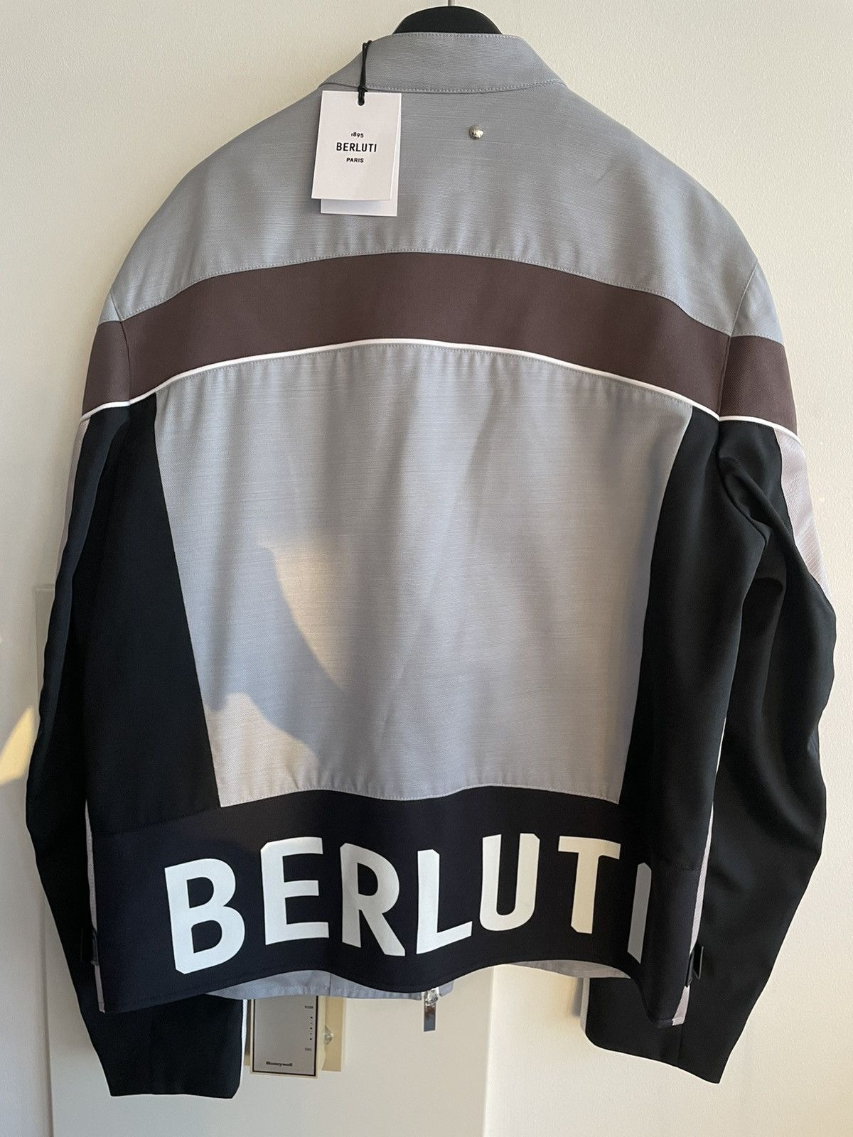 Berluti Rare $4,500 Value Brand New Runway Motorcycle Leather Bomber ...
