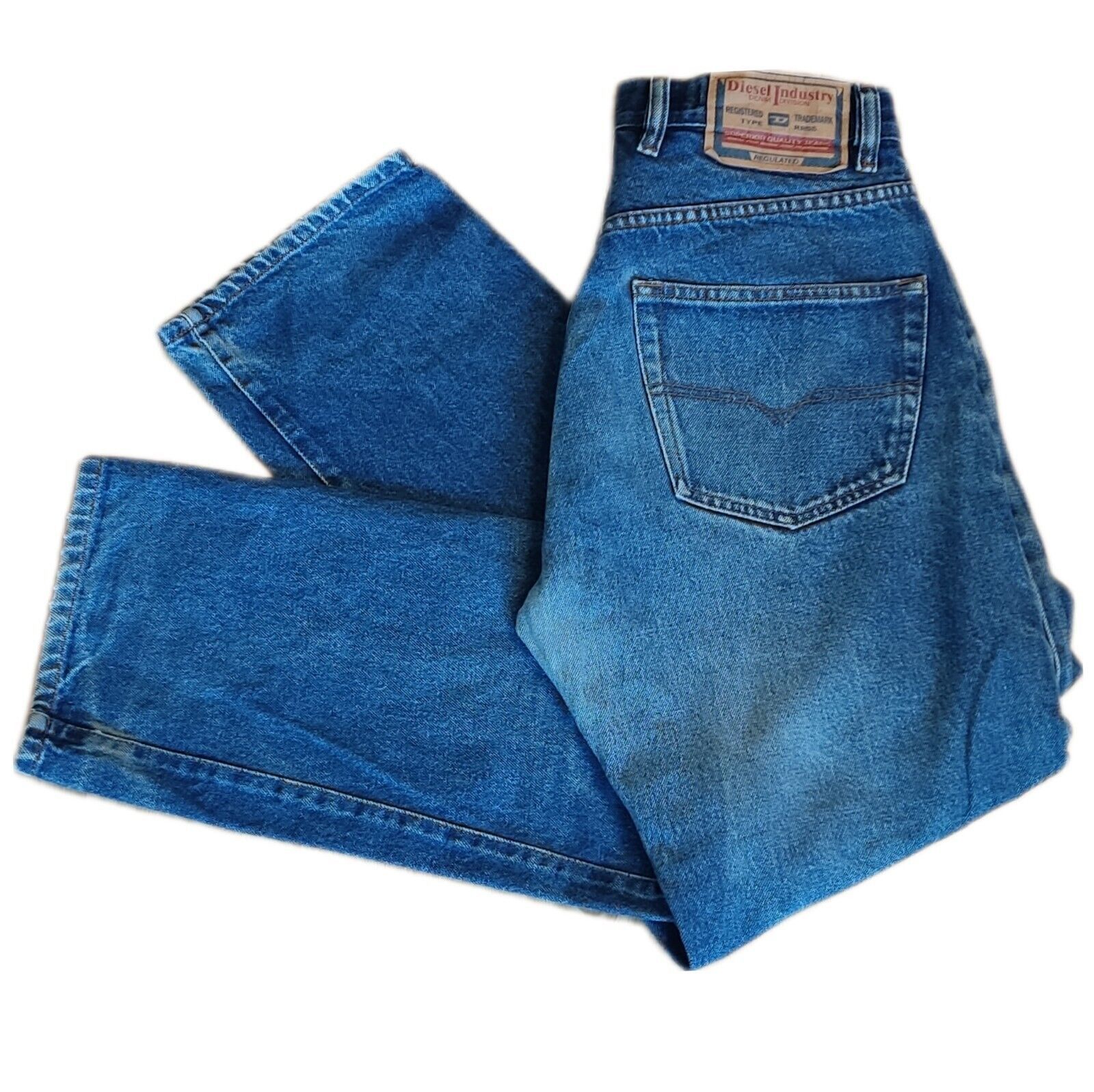 Diesel DIESEL vtg sz 32 denim y2k retro italy designer drip jeans | Grailed