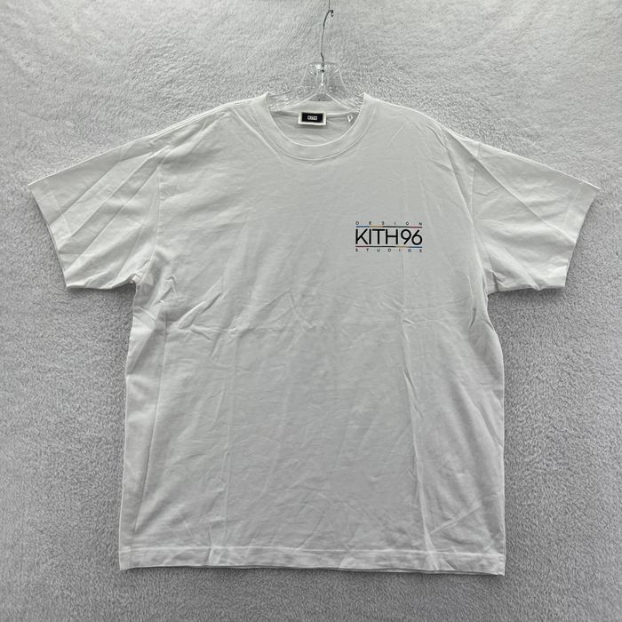 Kith New Kith 96 Design Studios Shirt Men Large Relaxed White Tee | Grailed