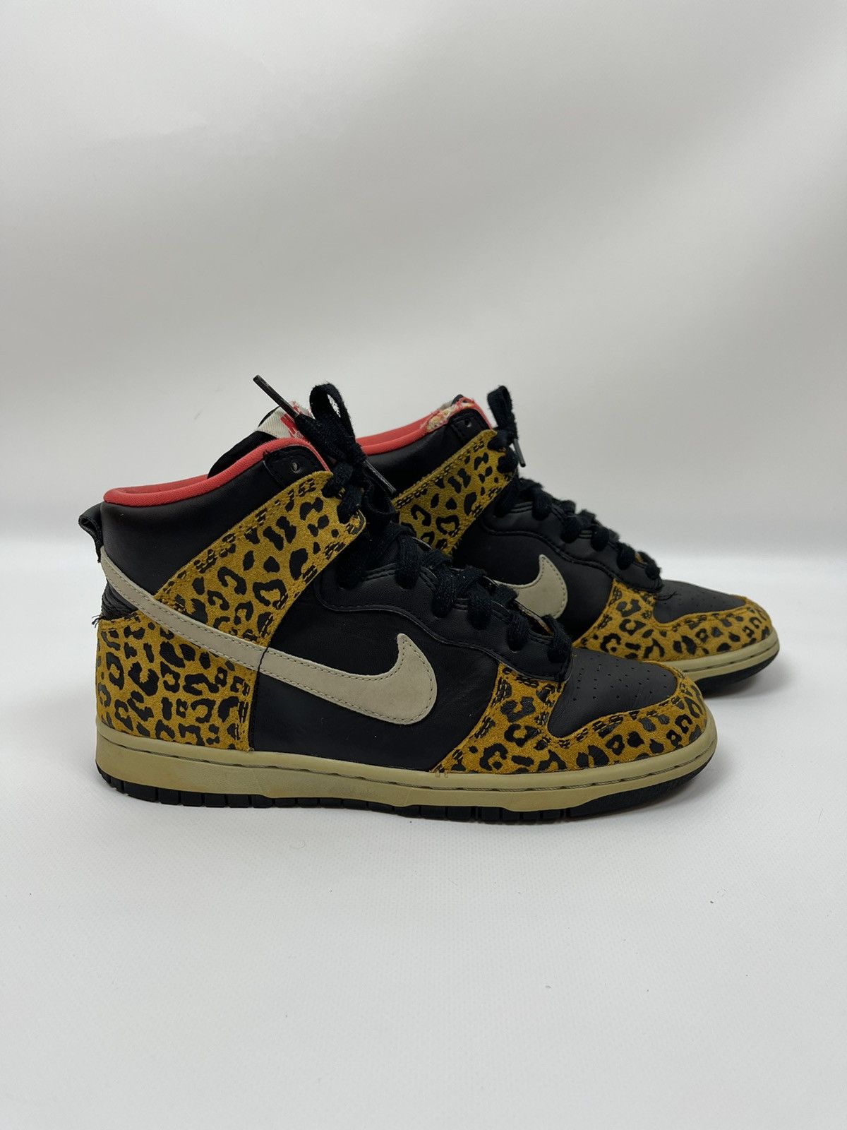 Nike × Streetwear × Vintage Nike used Dunk High Skinny 'Leopard' travis ...