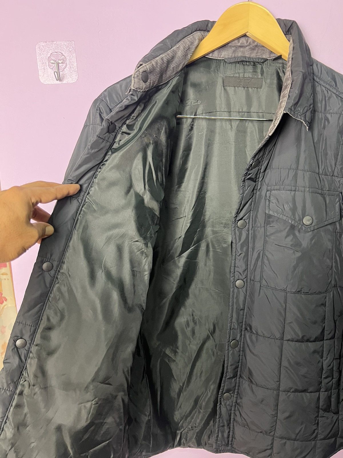 Designer × Streetwear × Uniqlo 🔥Rare Uniqlo Button Quilted Jacket | Grailed