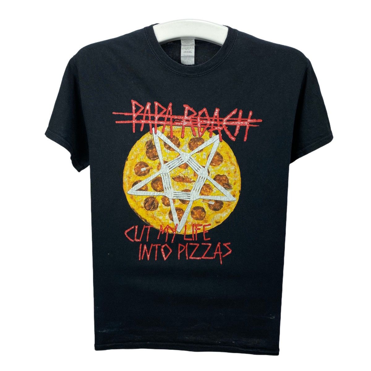 Vintage 🔥LASTDROP🔥 Papa Roach Cut My Life Into Pizza Plastic Fork | Grailed