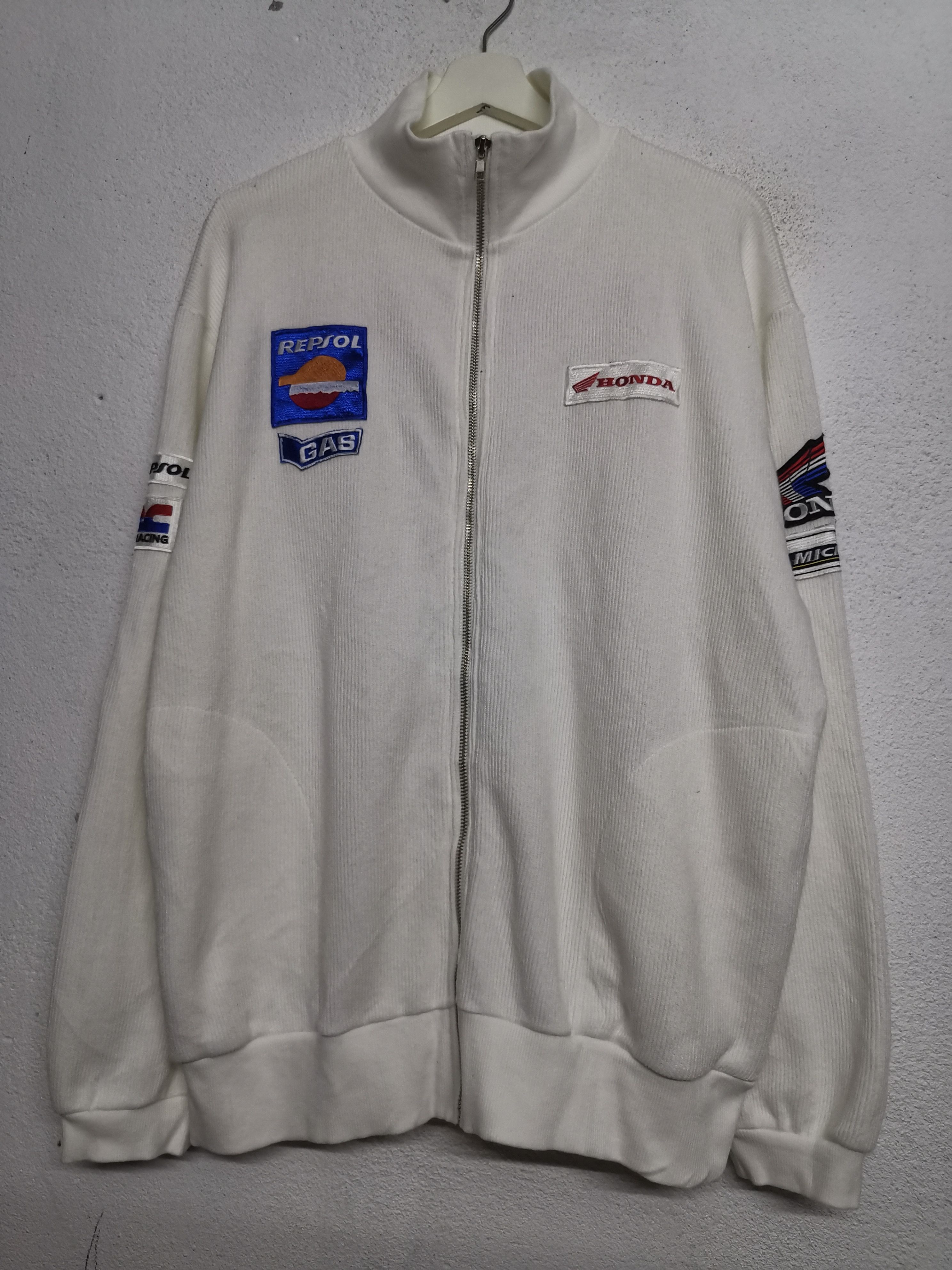 Honda Honda x Gas Patches White Jacket | Grailed