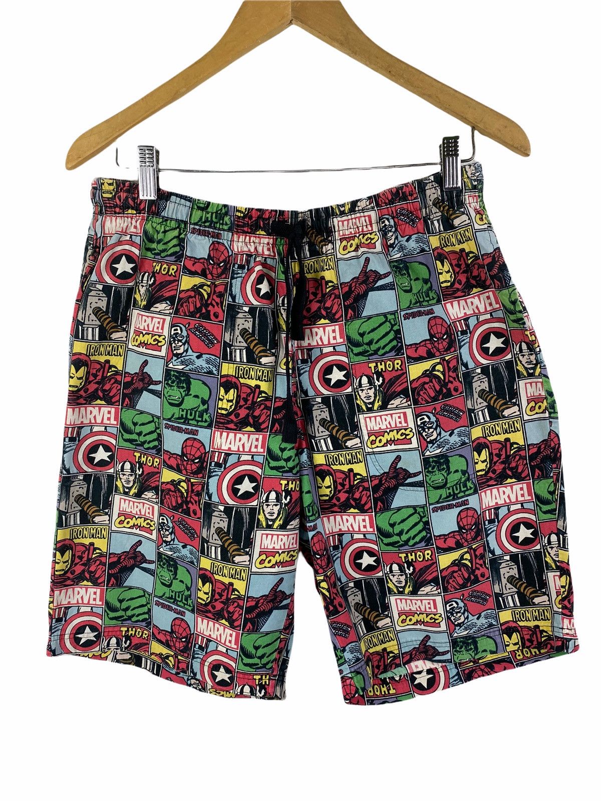 Marvel Comics × Movie Marvel Characters Full print Hulk thor spiderman ...