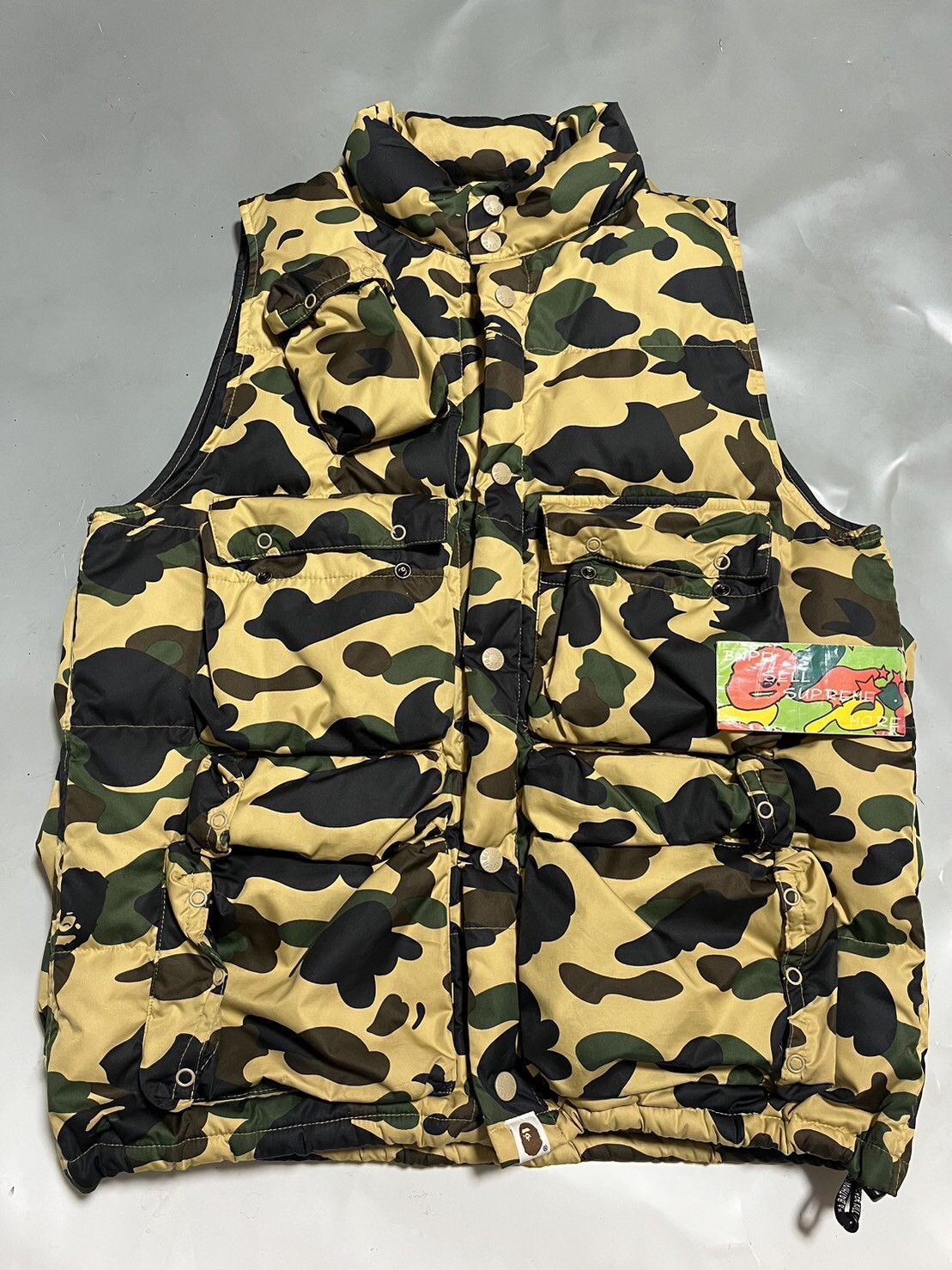 Bape BAPE Puffer vest 1st Camo | Grailed