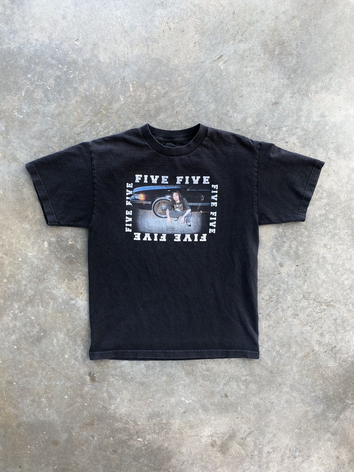 Pouya & $uicideboy$ Merch Pouya Five Five Album Tour Tee Black Medium M ...