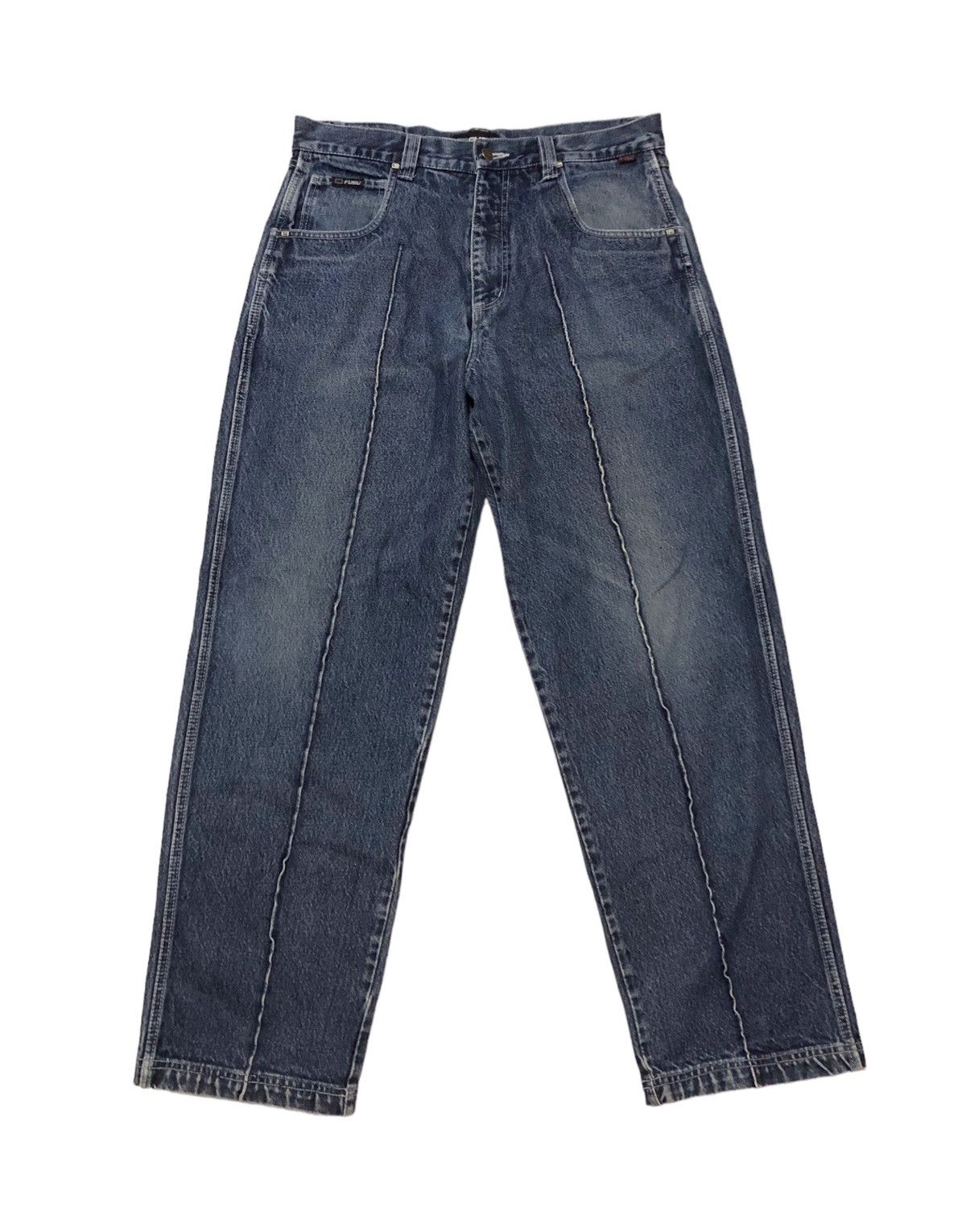 Fubu × JNCO × Vintage Vintage Fubu Collection Baggy Hip Hop Denim Jeans | Grailed