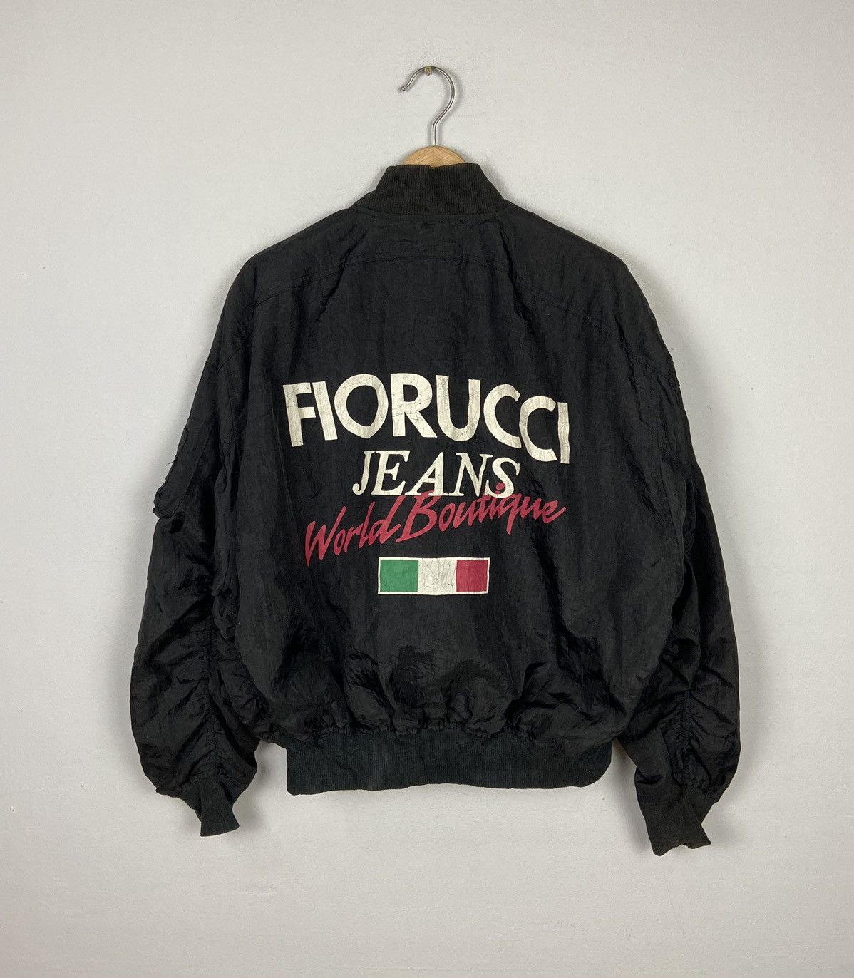 Vintage Vintage Fiorucci Jeans World Boutique Bomber Jacket | Grailed