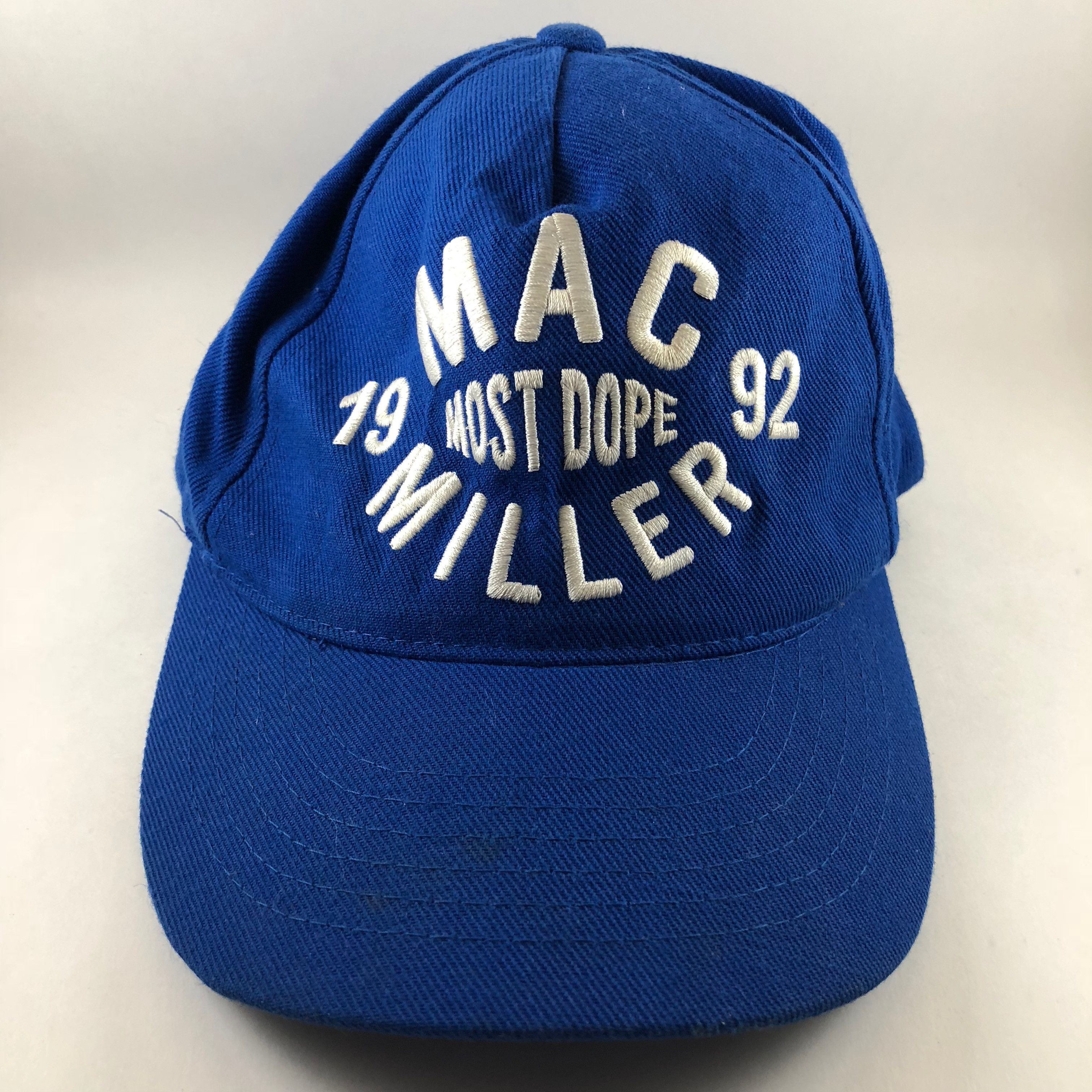 Mac Miller Official Mac Miller Most Dope 1992 Thumbs Up Blue Snapback ...