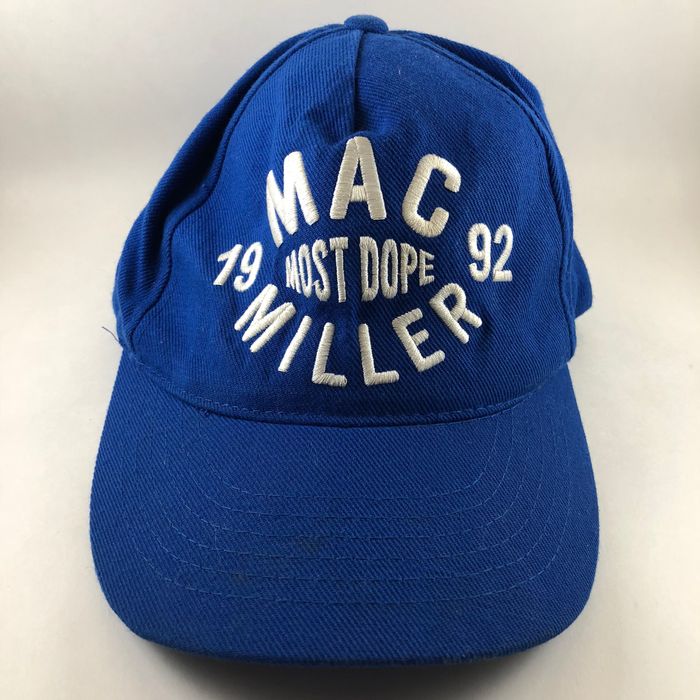 Mac Miller Official Mac Miller Most Dope 1992 Thumbs Up Blue Snapback ...