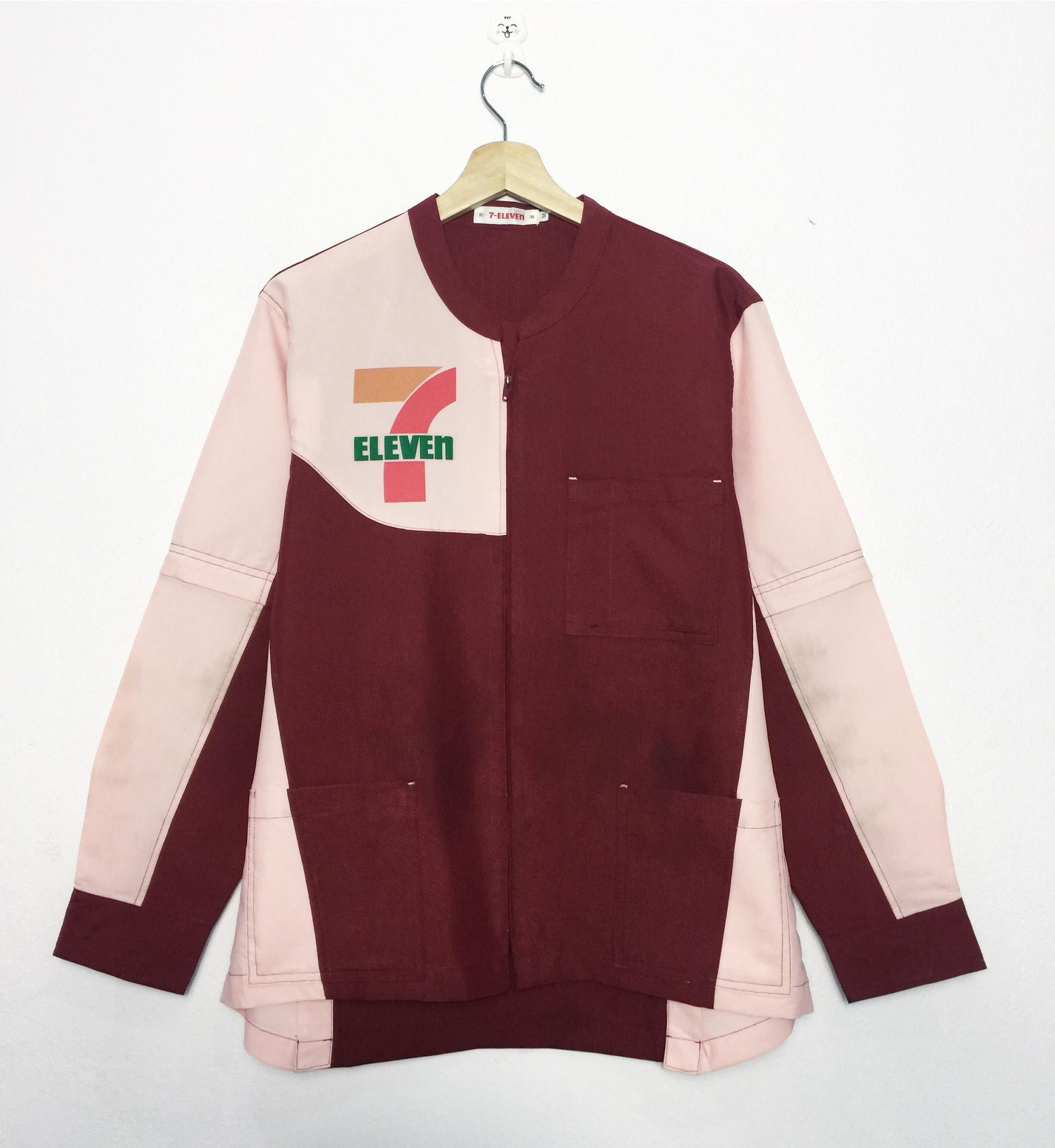 Rare × Vintage Rare Vintage 7 Eleven 7-11 Zipper Uniform Shirt | Grailed