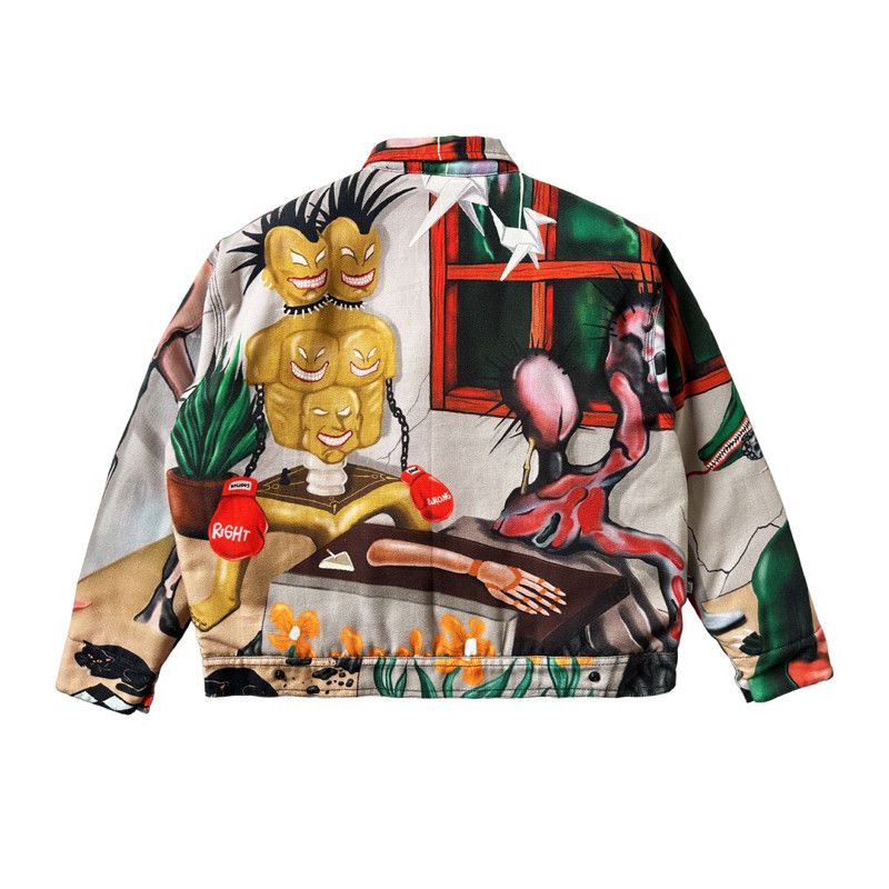 Denim Jacket SPECIAL EDITION FULL OVER ART AUTOPSY ROOM WORK JACKET ...