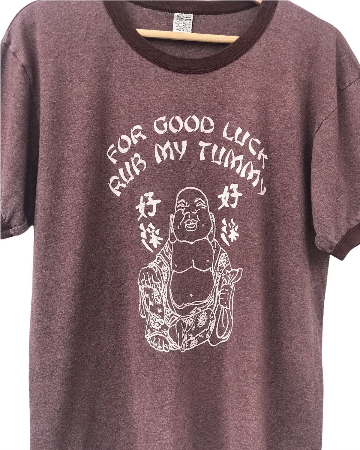 Made In Usa For Good Luck Rub My Tummy Buddha Ringer | Grailed
