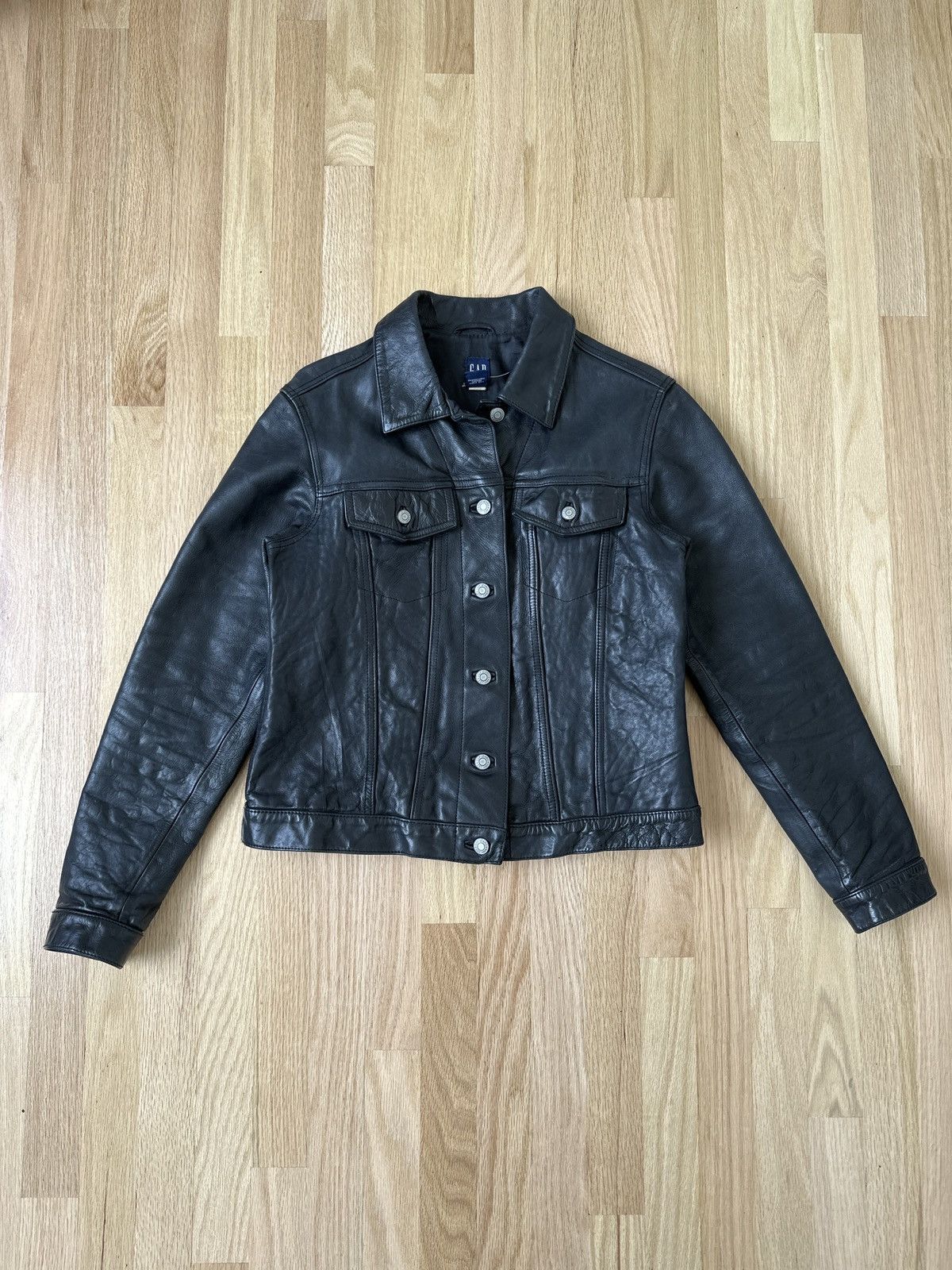 Gap Vintage GAP Leather Jacket | Grailed