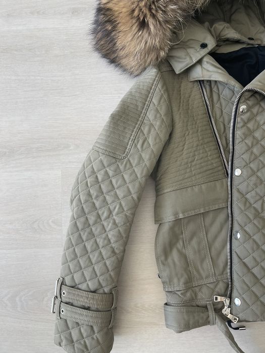 Balmain Balmain Coat Fur Hood | Grailed