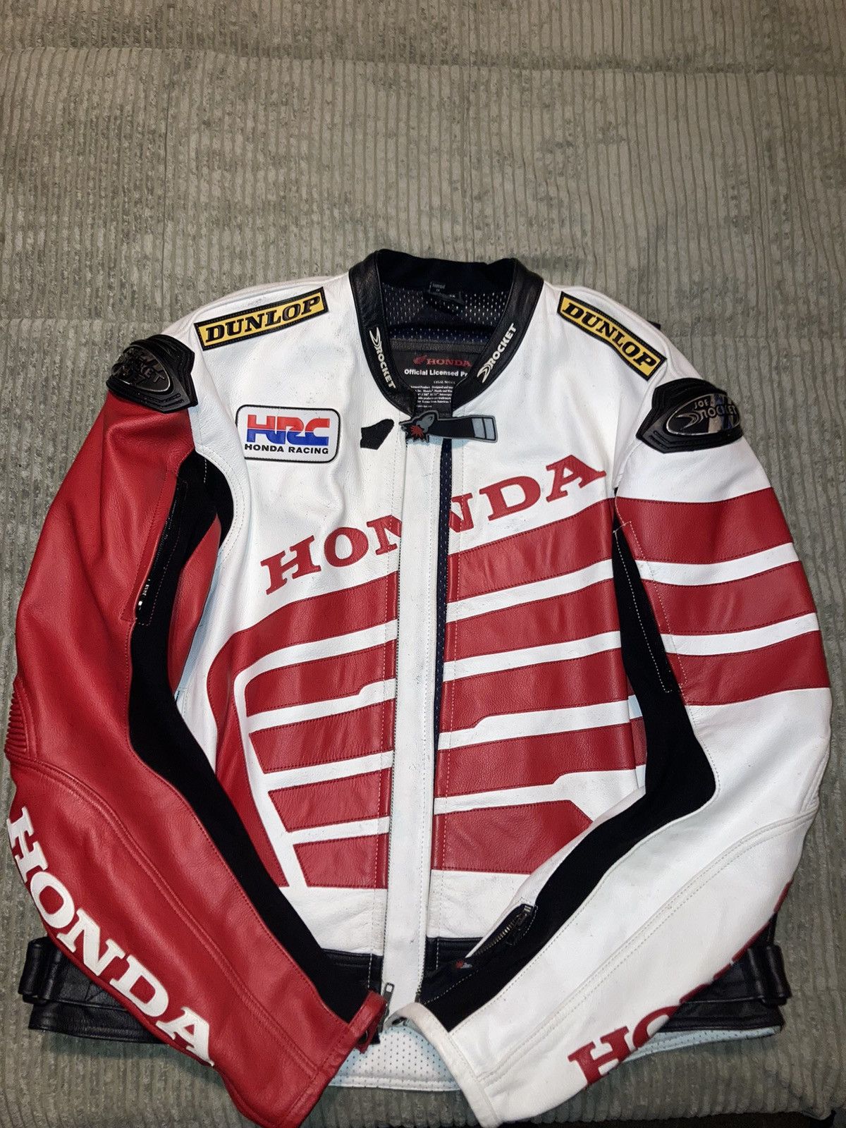 Honda × Joe Rocket Leather Joe Rocket🚀 X Honda Biker jacket | Grailed