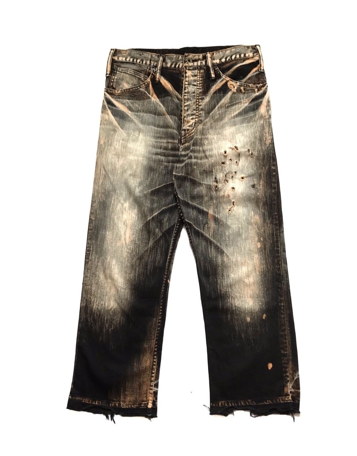 If Six Was Nine “OCEAN” is a typical L.G.B. design bleach & crush ...