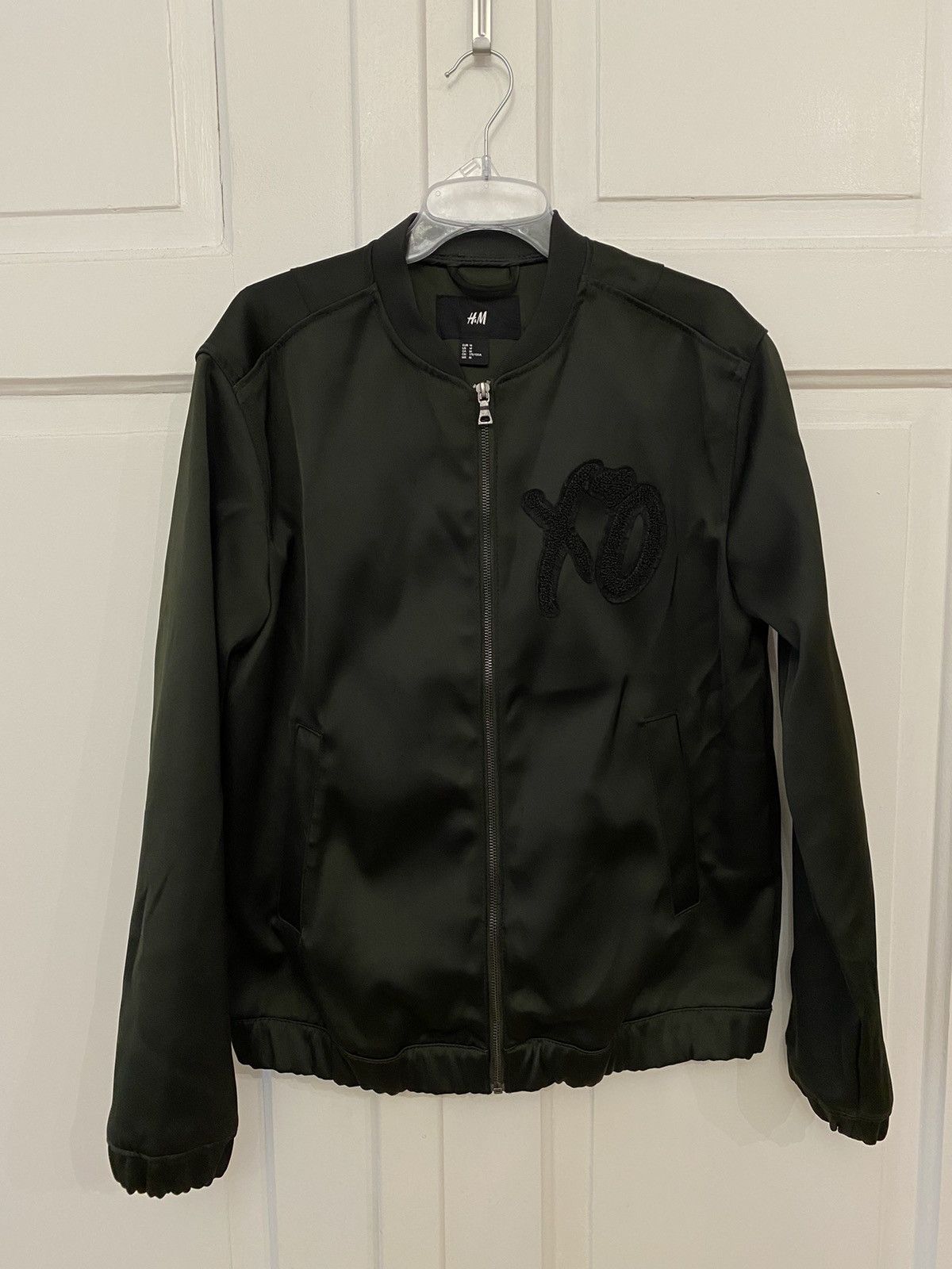 H&M × The Weeknd The weeknd H&M bomber jacket green XO | Grailed