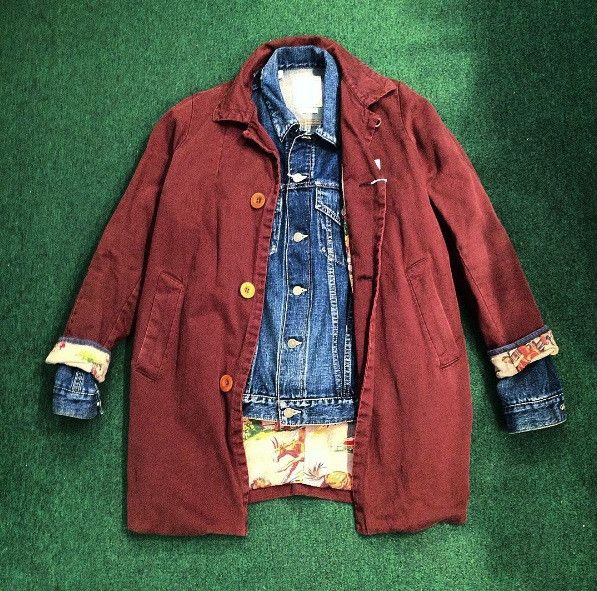 Visvim MIES COAT / BURGUNDY / 1 | Grailed