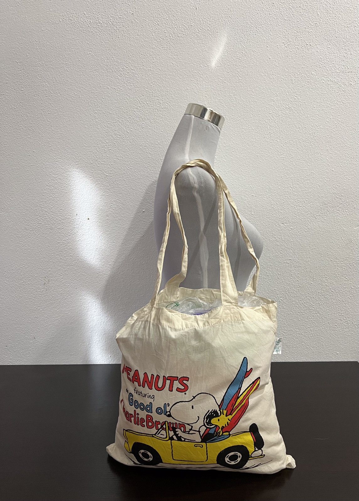Bag × Peanuts × Streetwear Peanut Snoopy Charlie Brown Overprint Tote ...