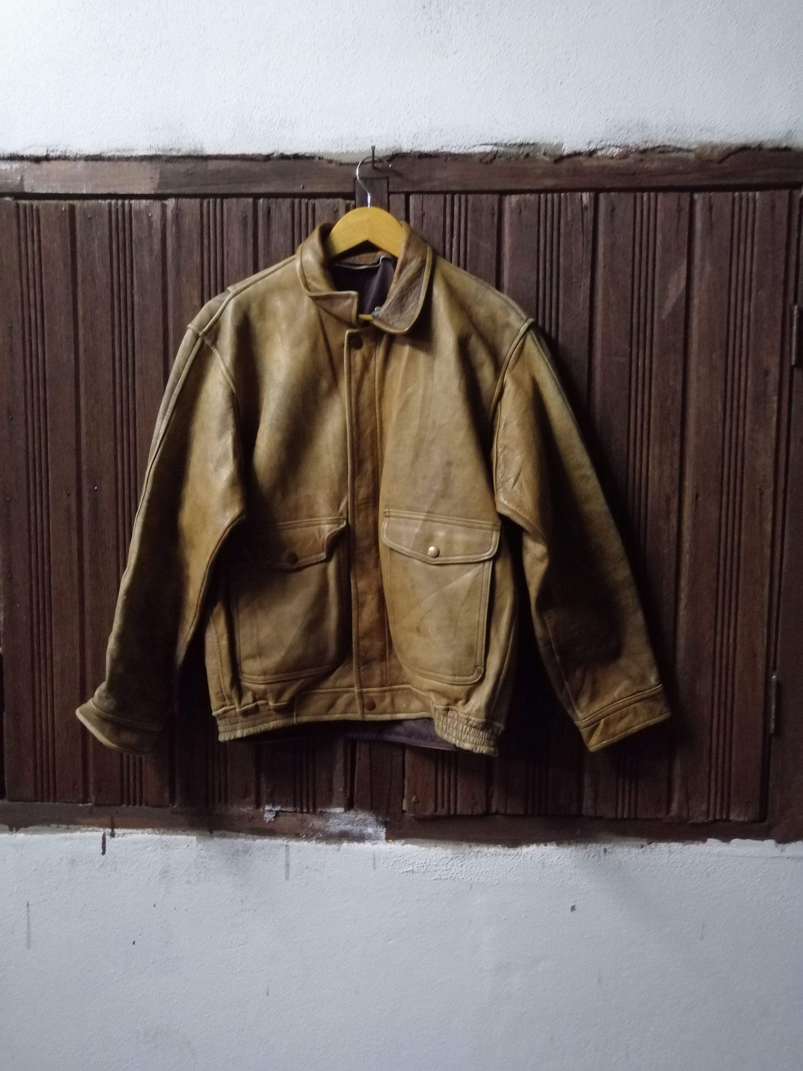 Vintage vintage type b1 motorcycle leather jacket | Grailed