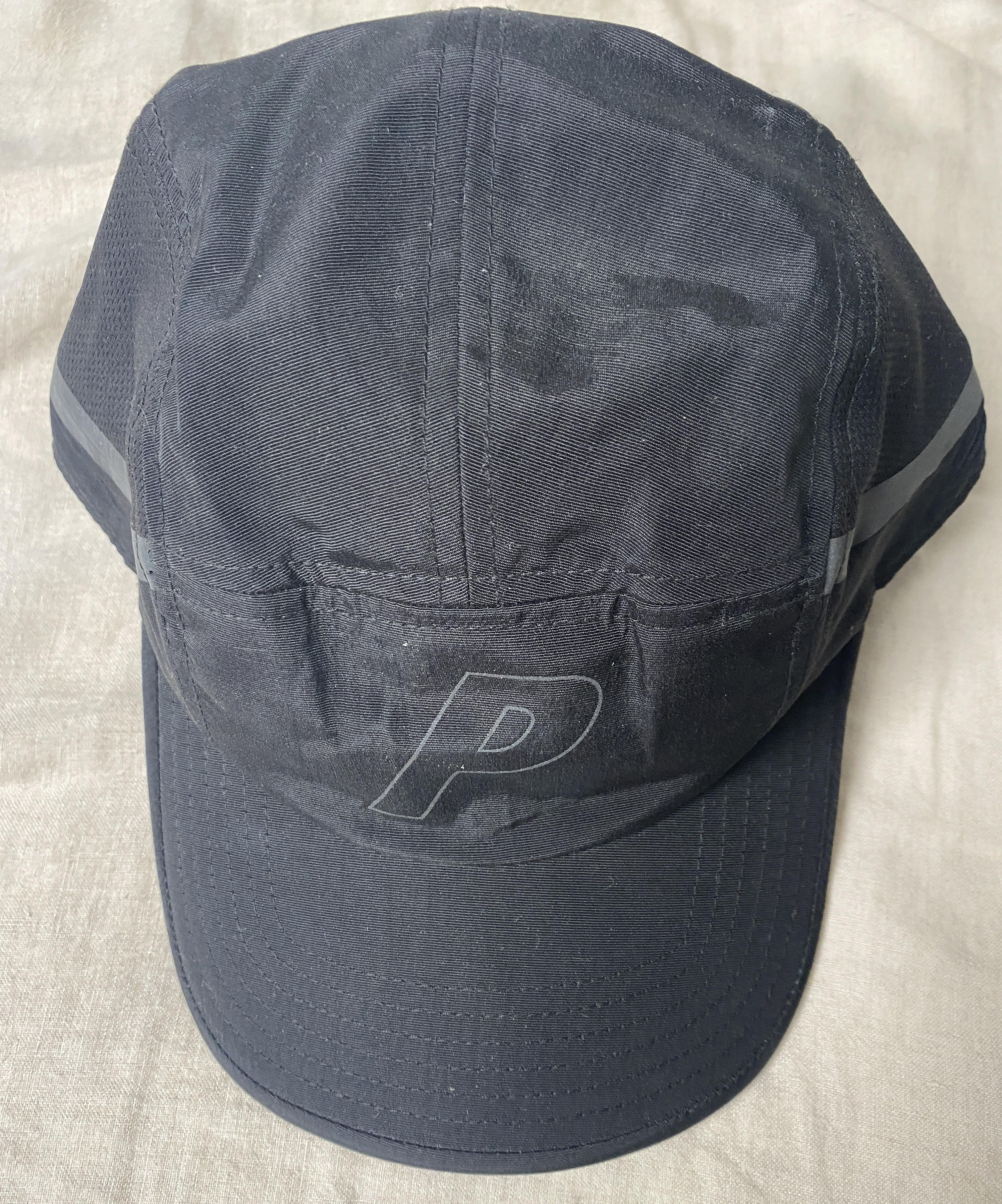 Palace Palace 7 panel Seven Anthracite black Hat cap | Grailed