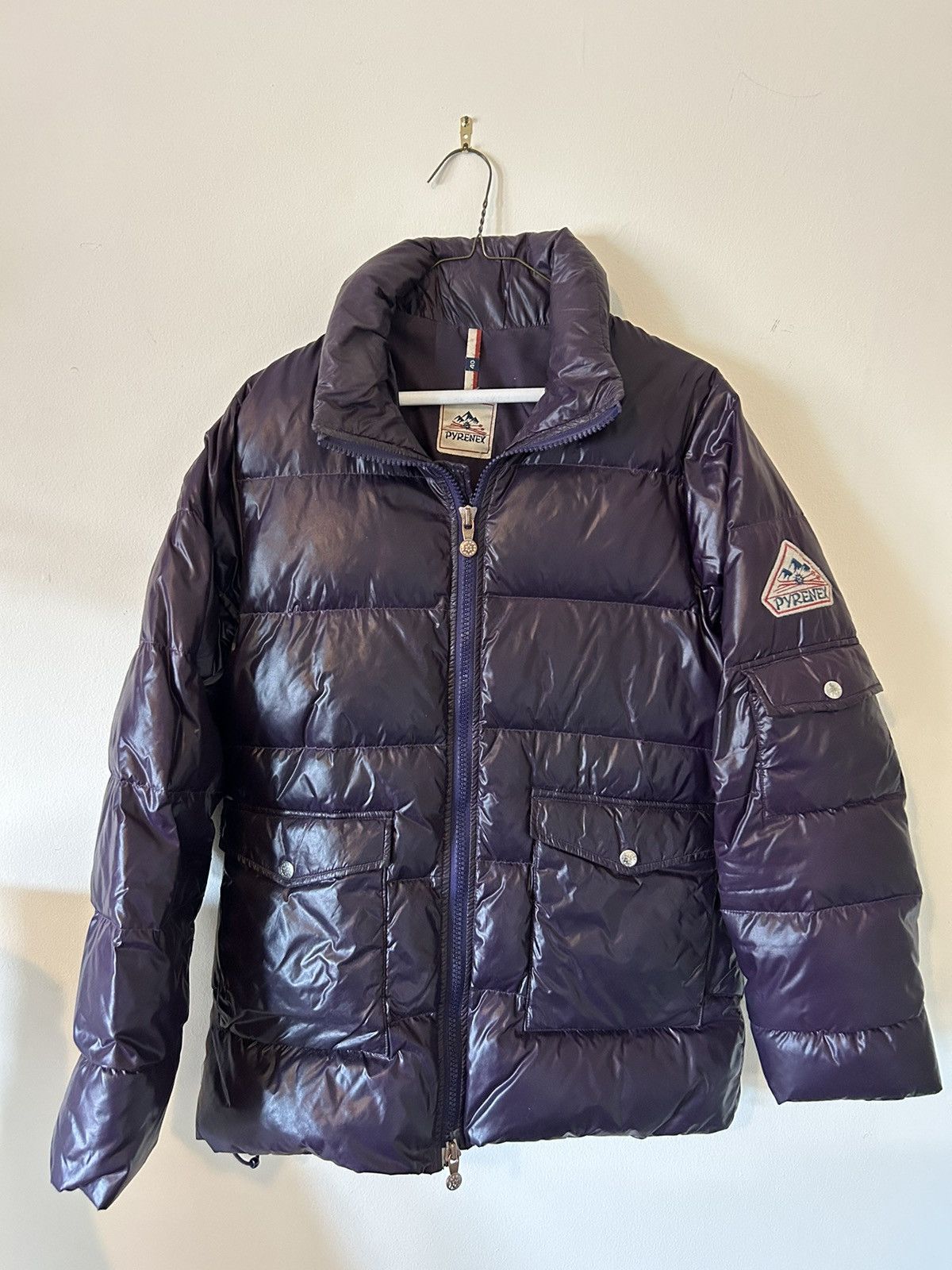 Vintage Pyrenex wetlook down puffer jacket | Grailed