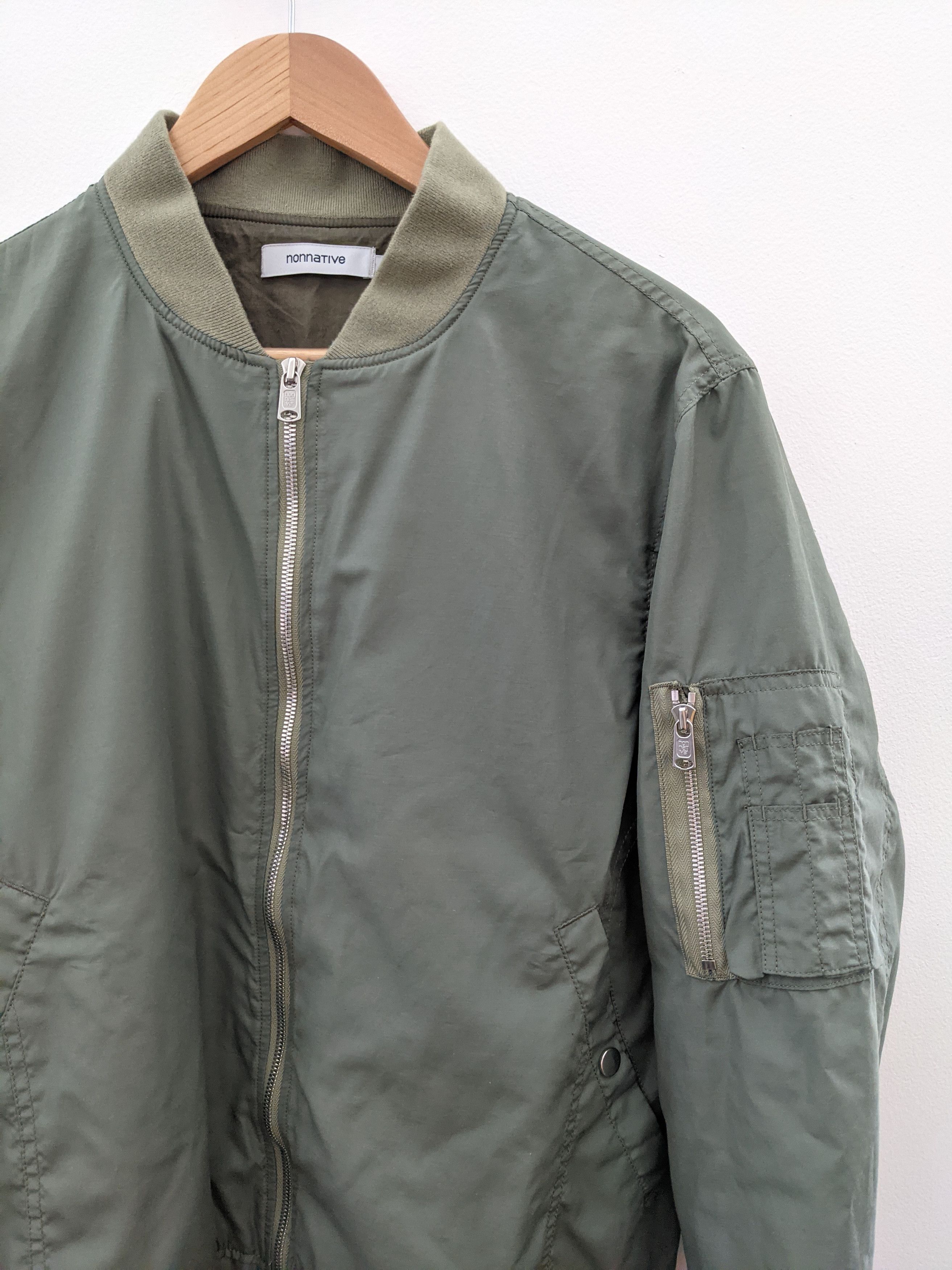 Nonnative Made in Japan Nonnative Bomber Jacket Olive 3 | Grailed