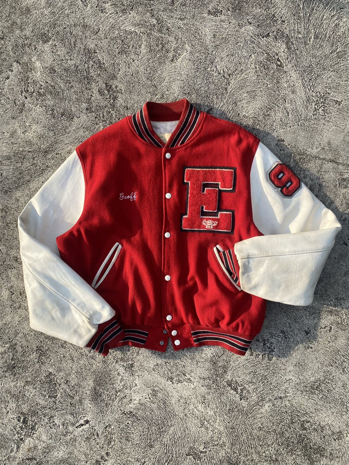 Neff × Streetwear × Vintage Letterman Varsity Jacket | Grailed
